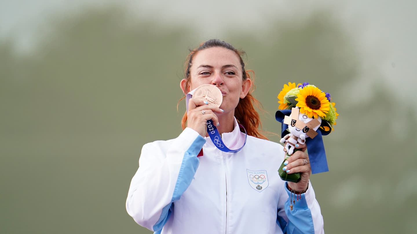 Alessandra Perilli wins first Olympic medal for San Marino - Sports ...