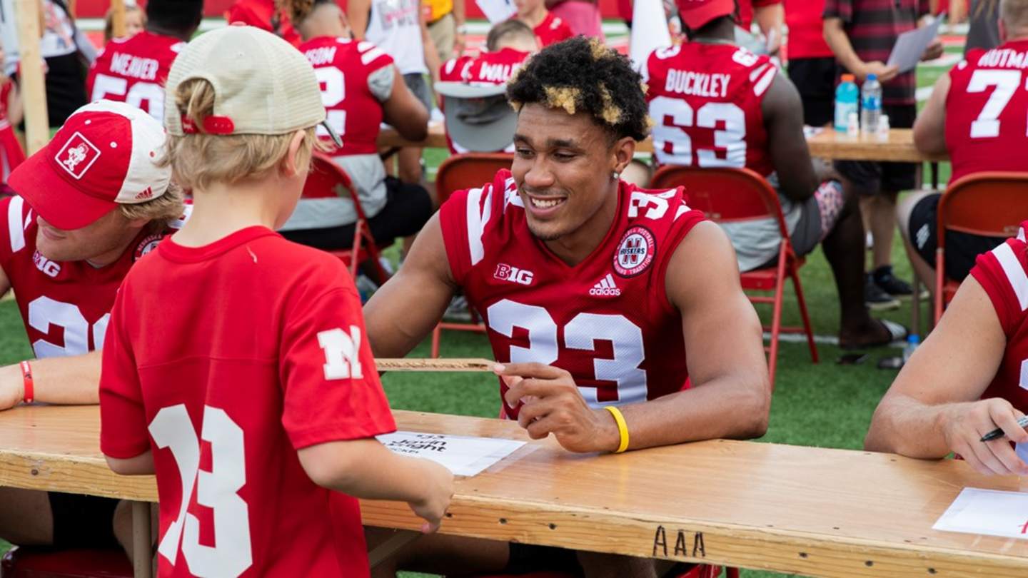 Scenes From Nebraska Football Fan Day - All Huskers