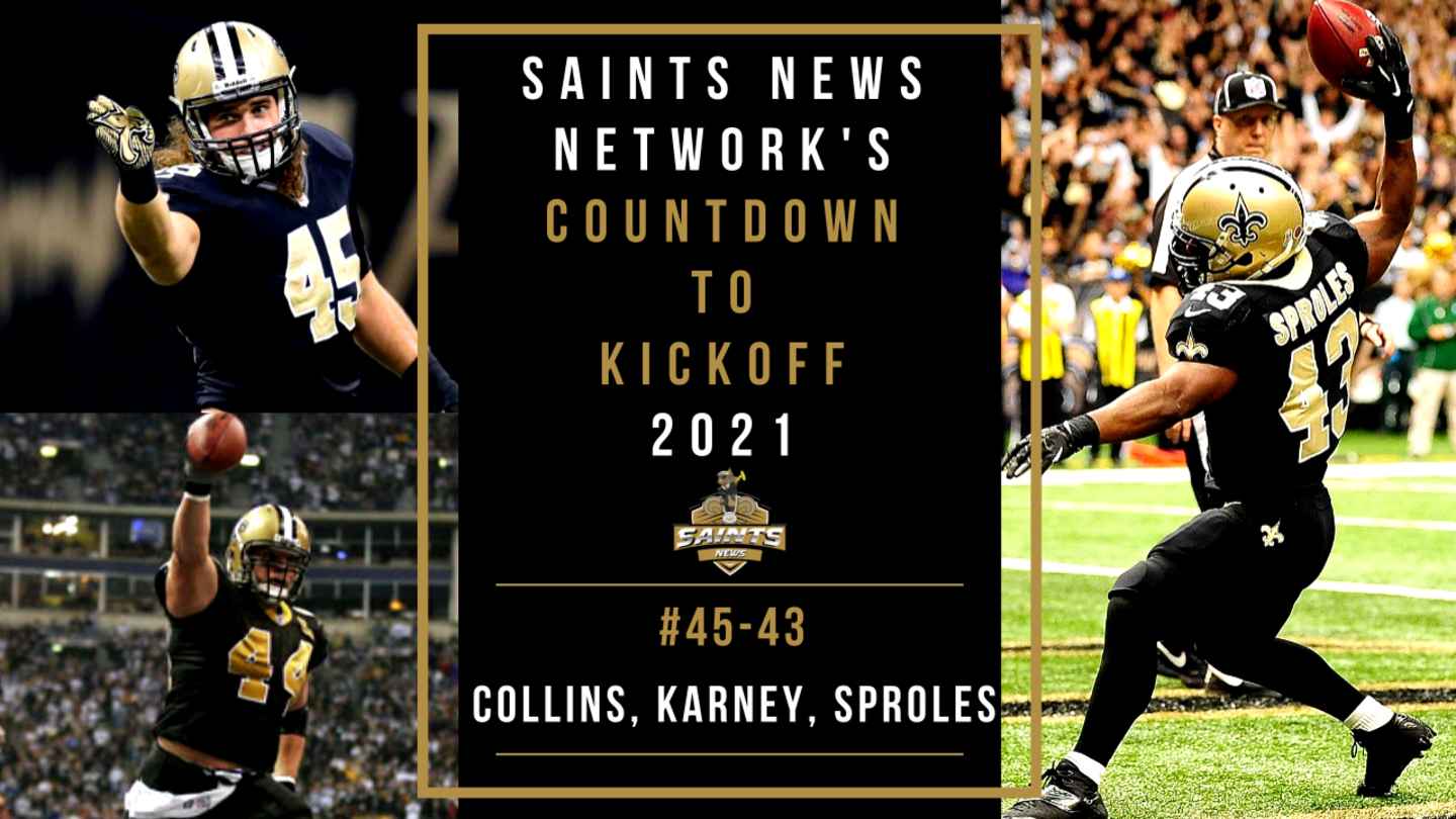 Saints Countdown to Kickoff 2021: #45-43 - Sports Illustrated New ...