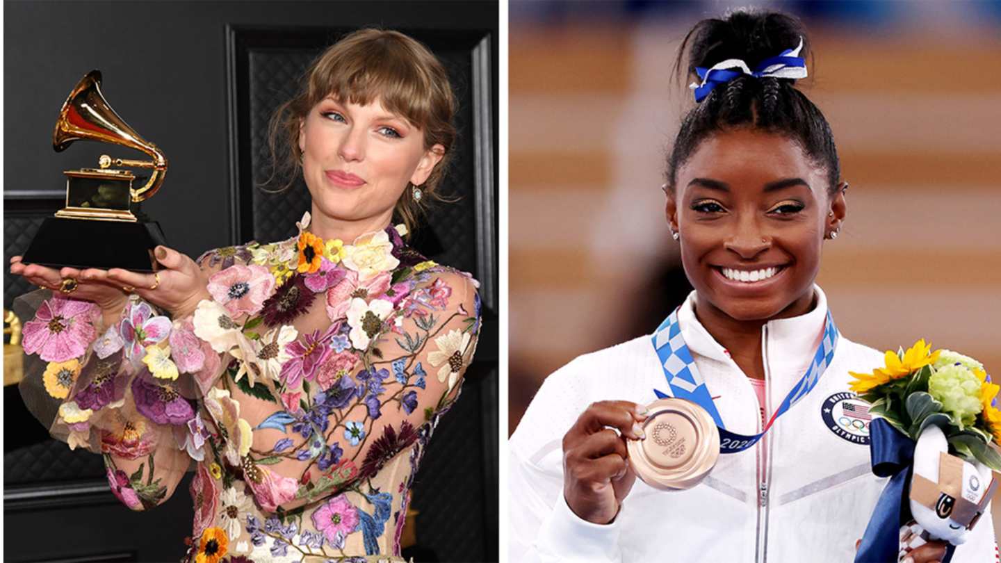 Taylor Swift's tribute to Simone Biles left the gymnast in tears (Video ...