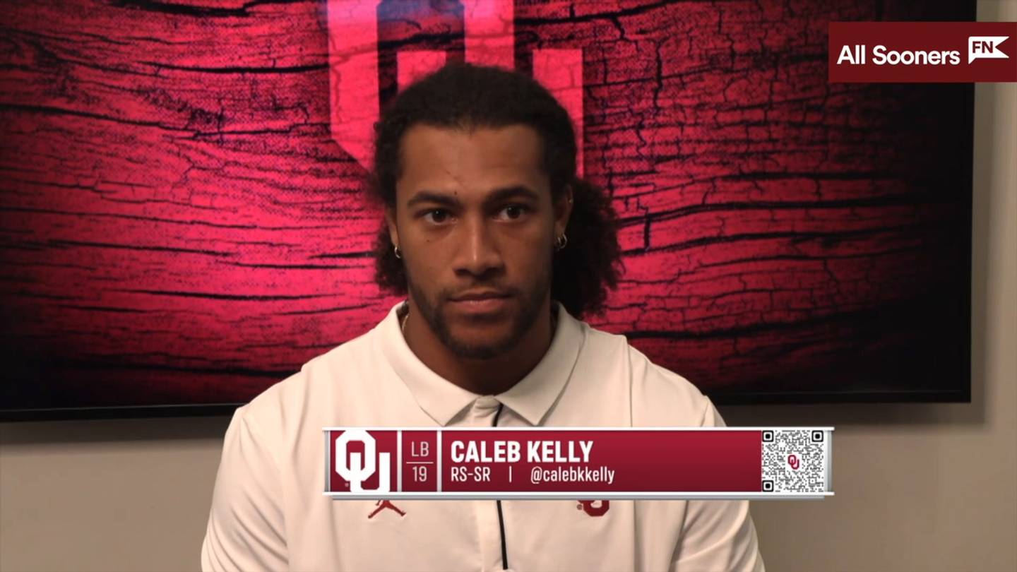 WATCH: Oklahoma Sooners LB Caleb Kelly Media Day - Sports Illustrated ...