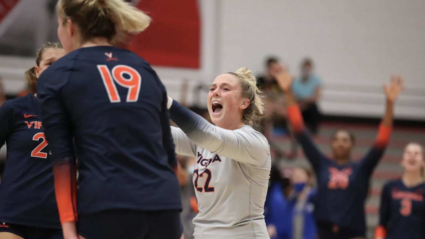UVA Volleyball Wins Two of Three Matches to Start 2021 Season - Sports ...