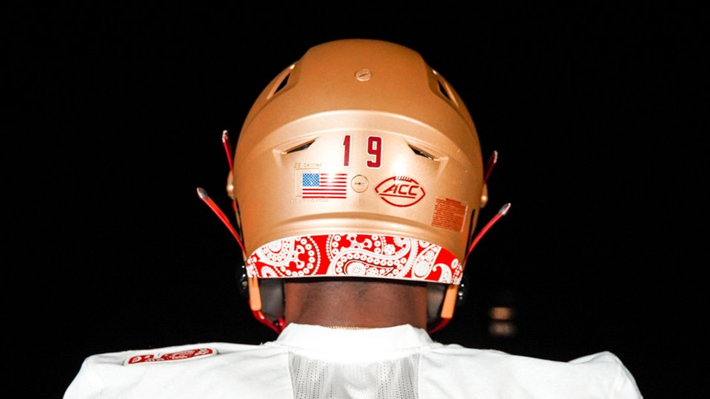 Boston College Unveils New Red Bandana Uniforms - Sports Illustrated ...