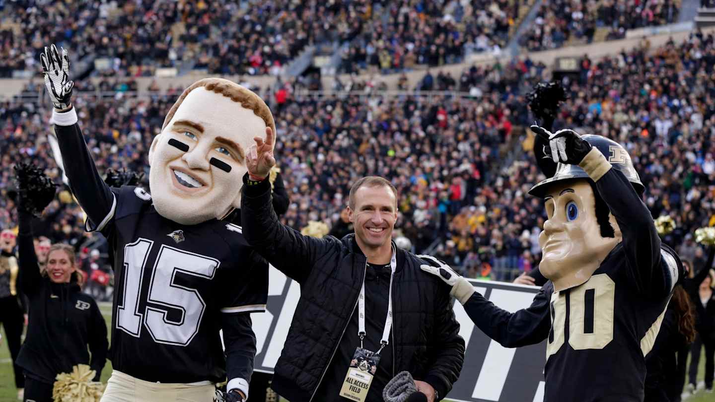 Former Boilermaker Drew Brees Will be on the Call for NBC When Purdue ...