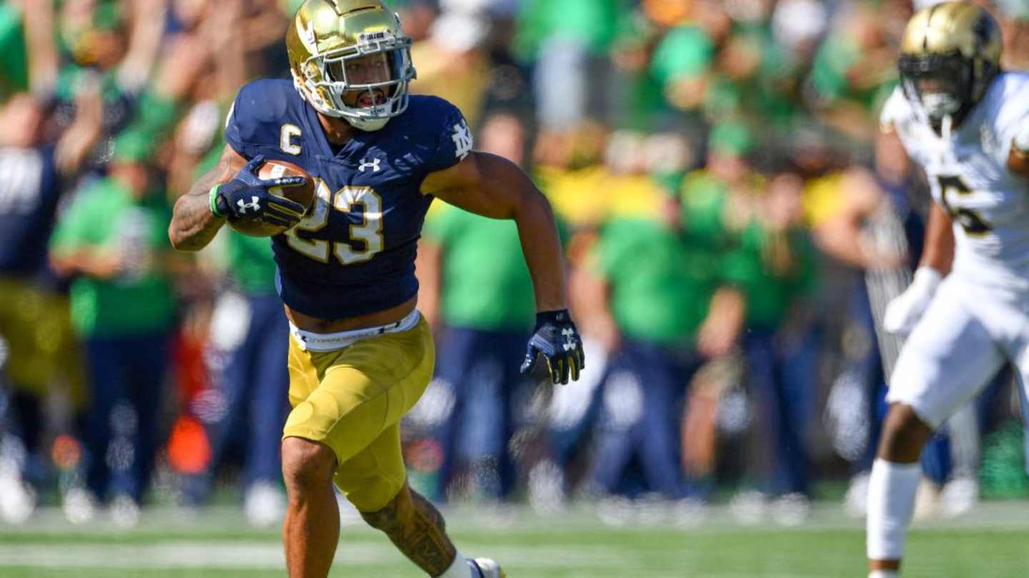 Grades: Notre Dame Running Backs and Wide Receivers vs. Purdue - Sports ...