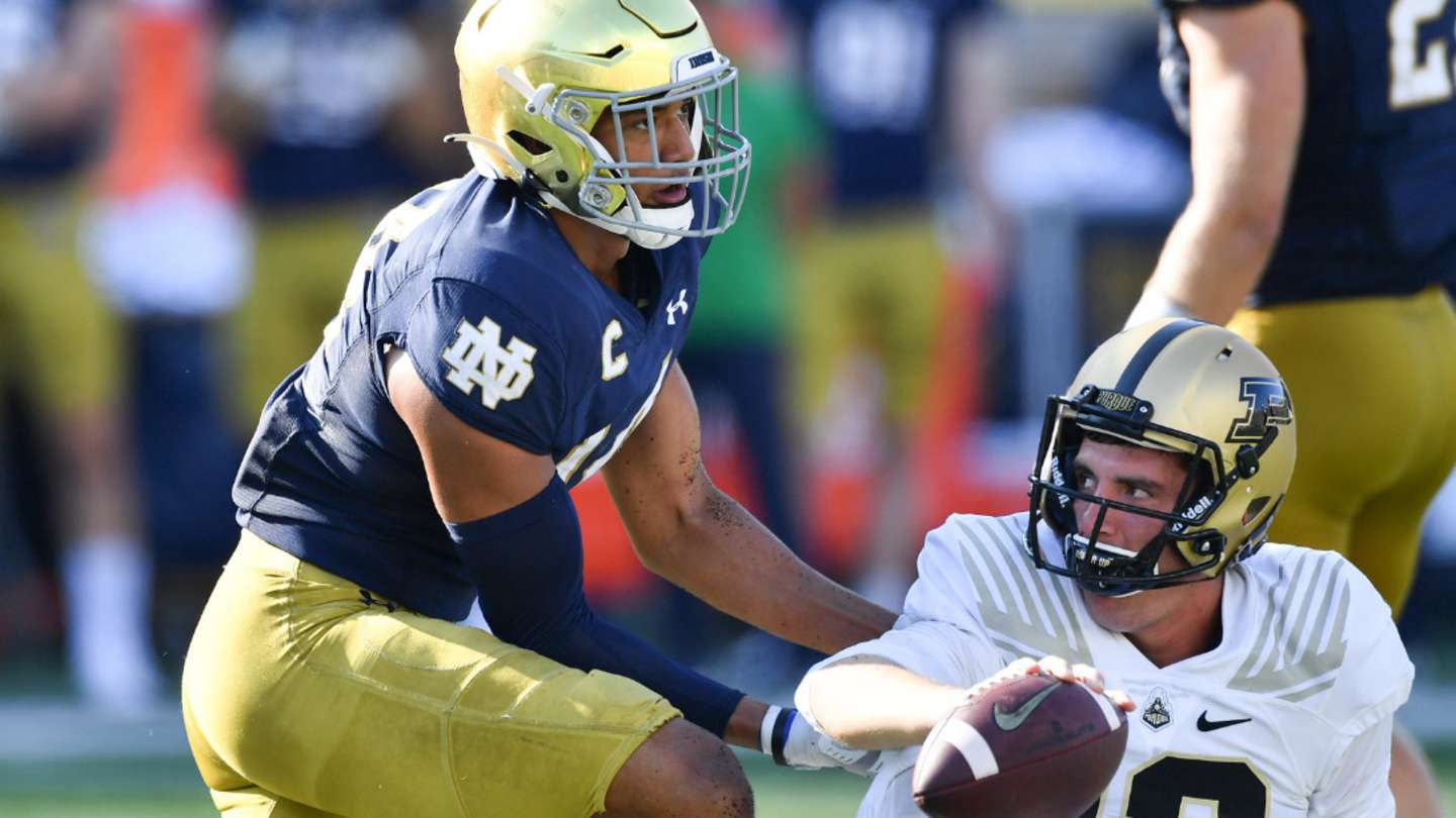 Kyle Hamilton Named Walter Camp Defensive Player of the Week - Sports ...