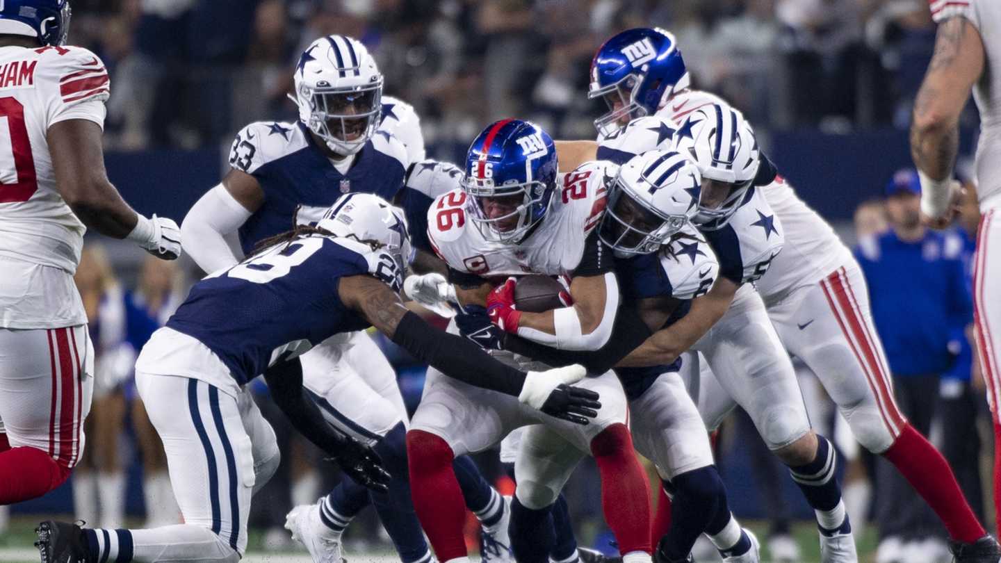 New York Giants Running Game Struggles Against Cowboys - Sports ...
