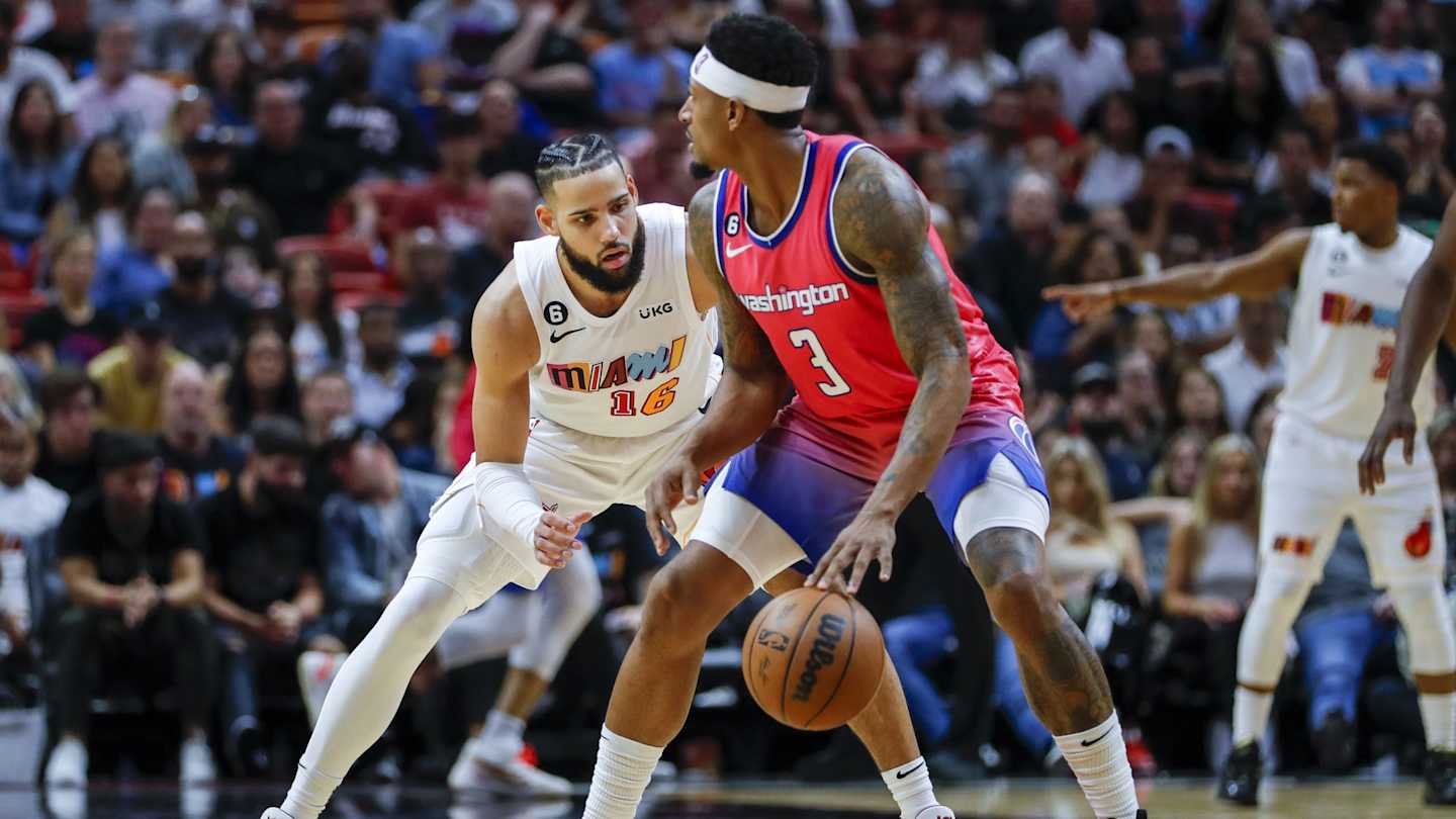 Watch The Miami Heat's Caleb Martin Put The Clamps On Bradley Beal On ...