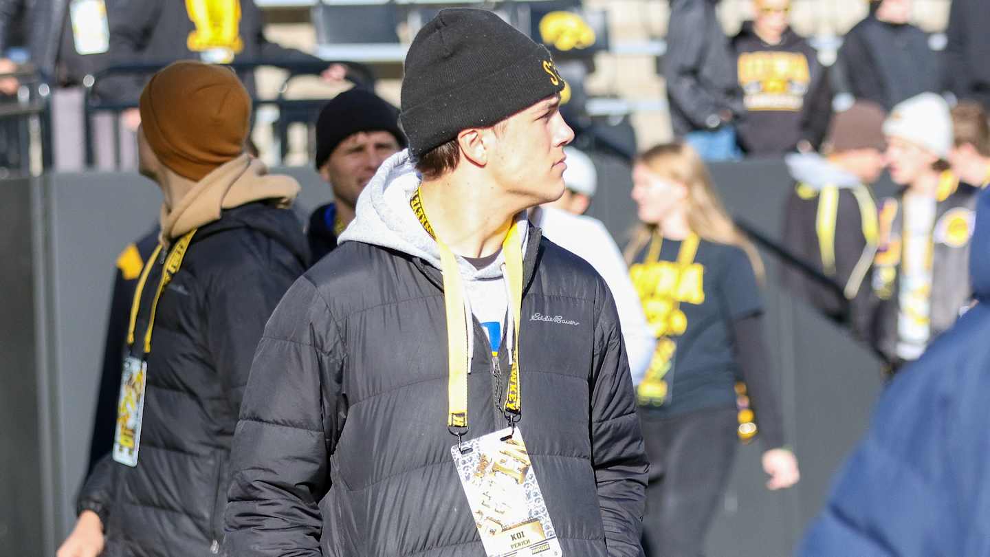 Koi Perich Takes in Iowa Junior Day - Sports Illustrated Iowa Hawkeyes ...