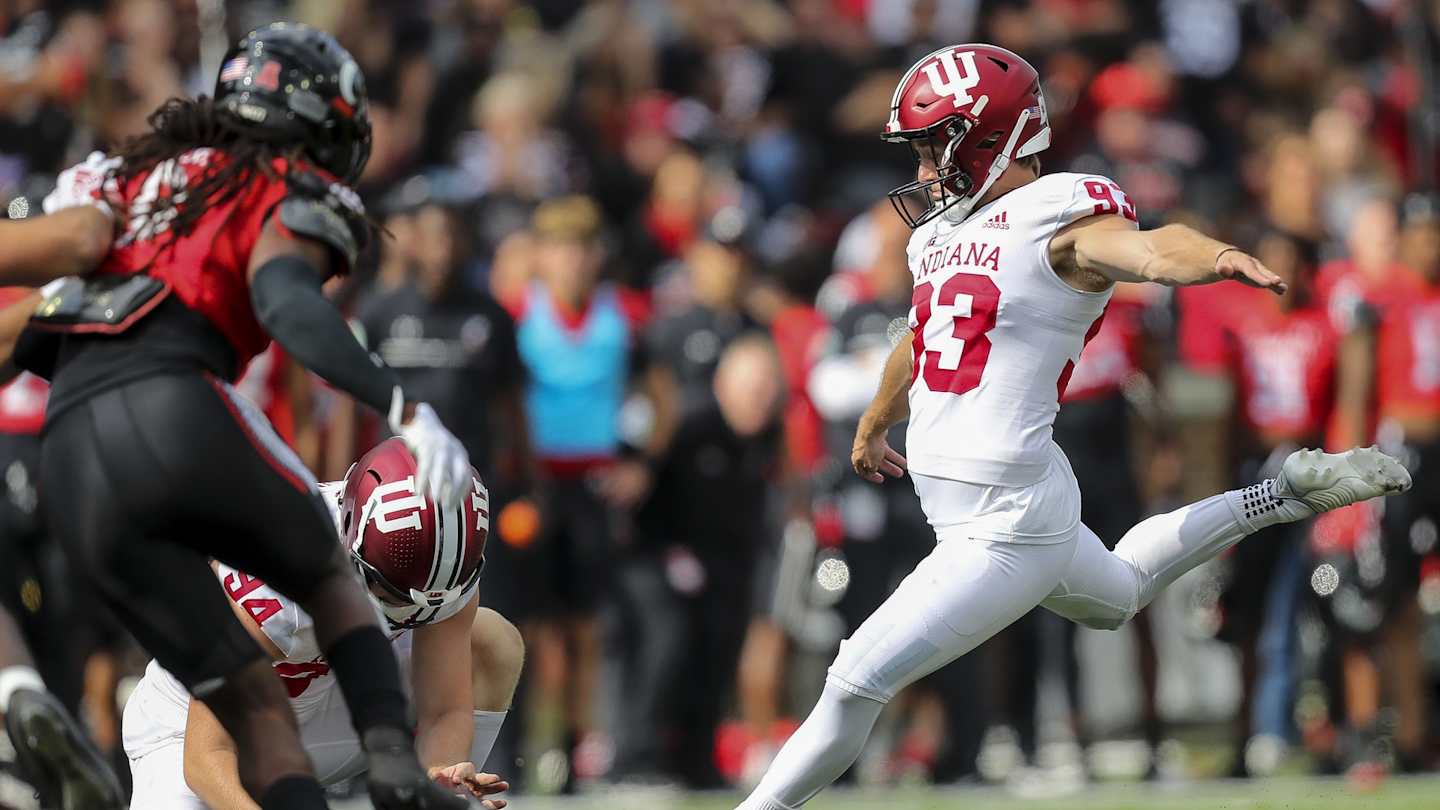 Indiana Kicker Charles Campbell Enters Transfer Portal With One Year of ...