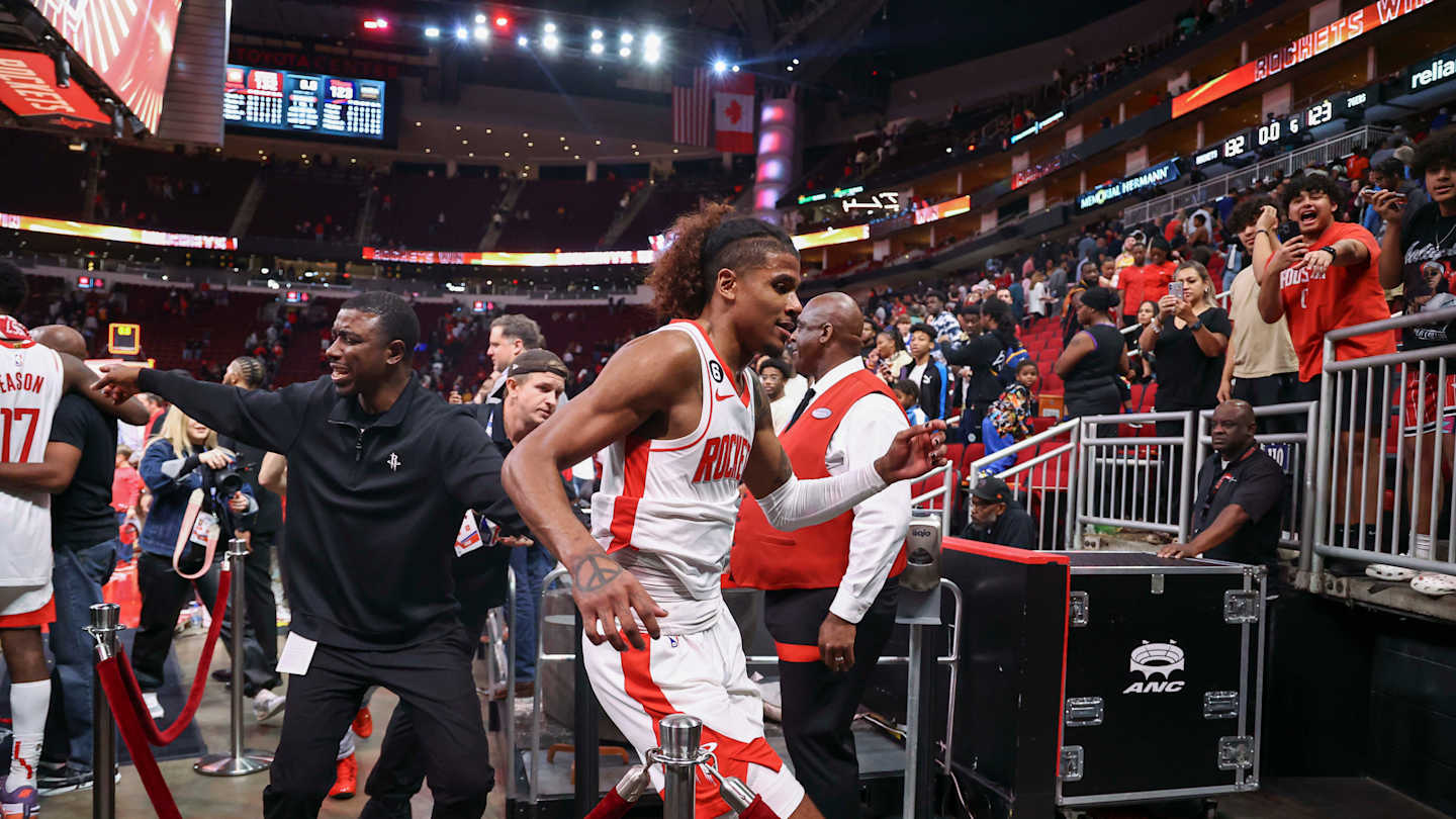 Houston Rockets Jalen Green and Adidas Unveil Upgraded Basketball Court ...