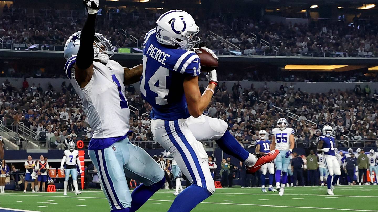 Alec Pierce Among Top 10 Rookies Despite Blowout Loss - Sports ...