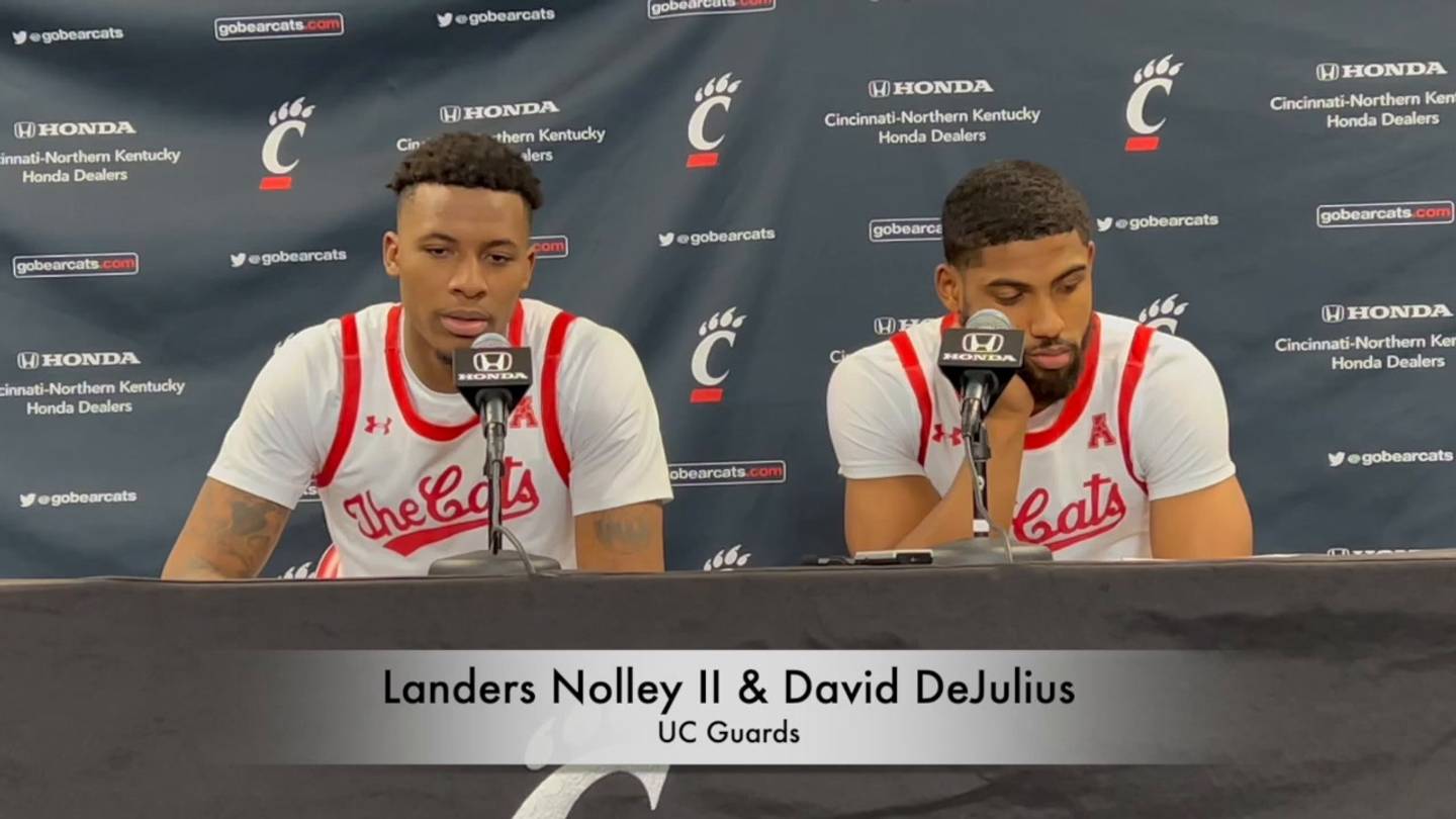 Watch: UC's Landers Nolley, David DeJulius, Wes Miller Discuss 103-76 ...