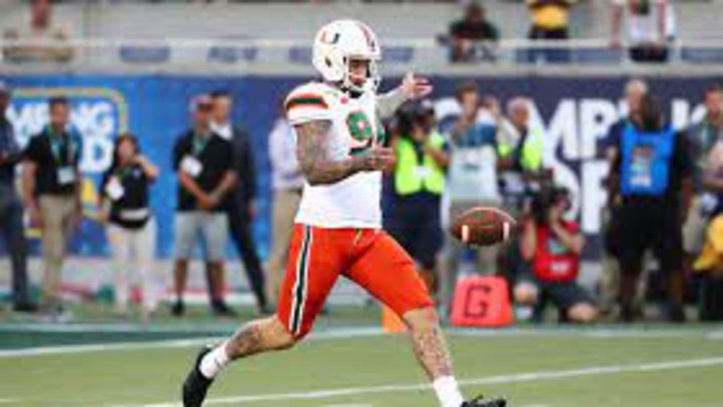 NFL Draft Profile: Lou Hedley, Punter, Miami Hurricanes - Visit NFL ...