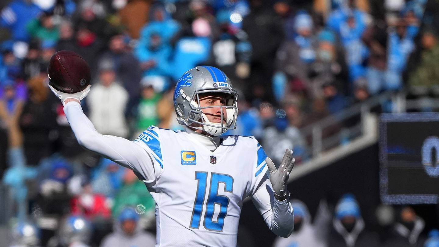 Jared Goff's Fumble Puts Lions' Playoff Hopes in Jeopardy - Sports ...