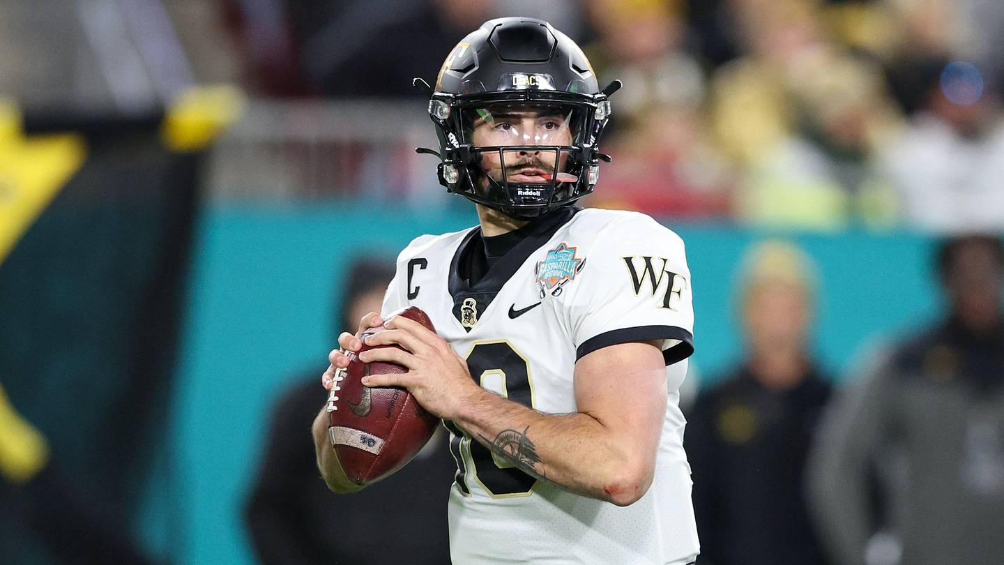 Wake Forest’s Sam Hartman Enters Transfer Portal, Notre Dame a Favorite ...