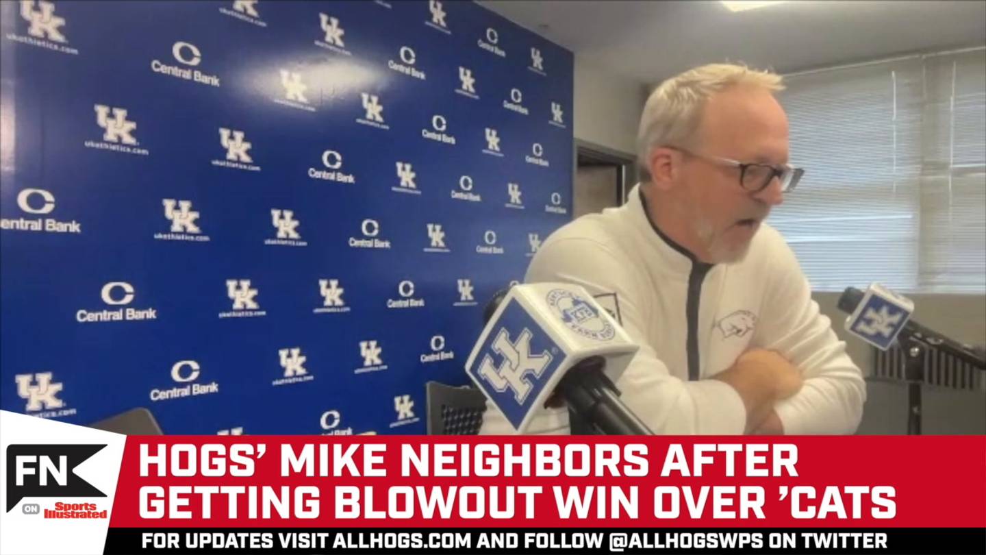 Hogs' Mike Neighbors After Kentucky Win - Sports Illustrated All Hogs ...