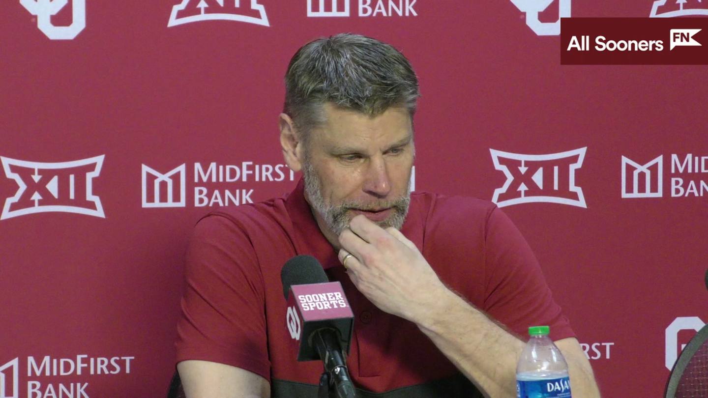WATCH: Oklahoma HC Porter Moser Iowa State Postgame - Sports ...