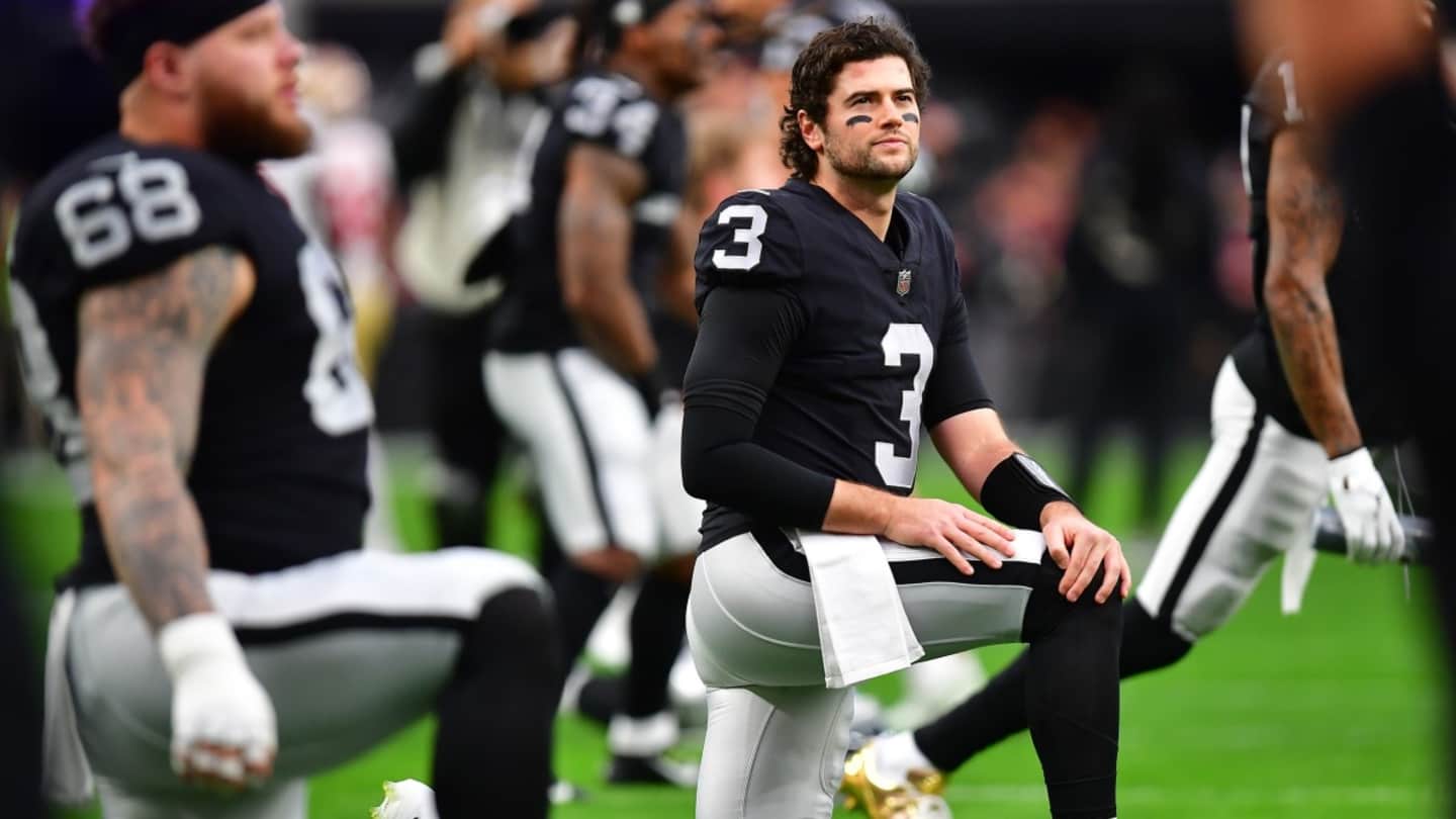 Raiders general manager Dave Ziegler on if Jarrett Stidham can be a starting quarterback in the ...