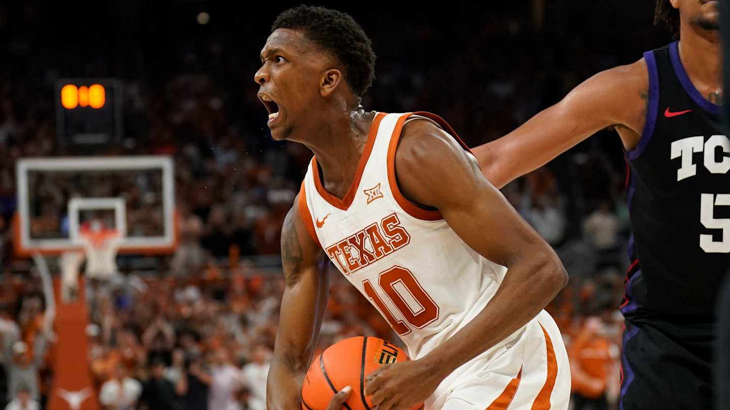 Texas Longhorns Guard Sir'Jabari Rice Wins Big 12 Newcomer of Week ...