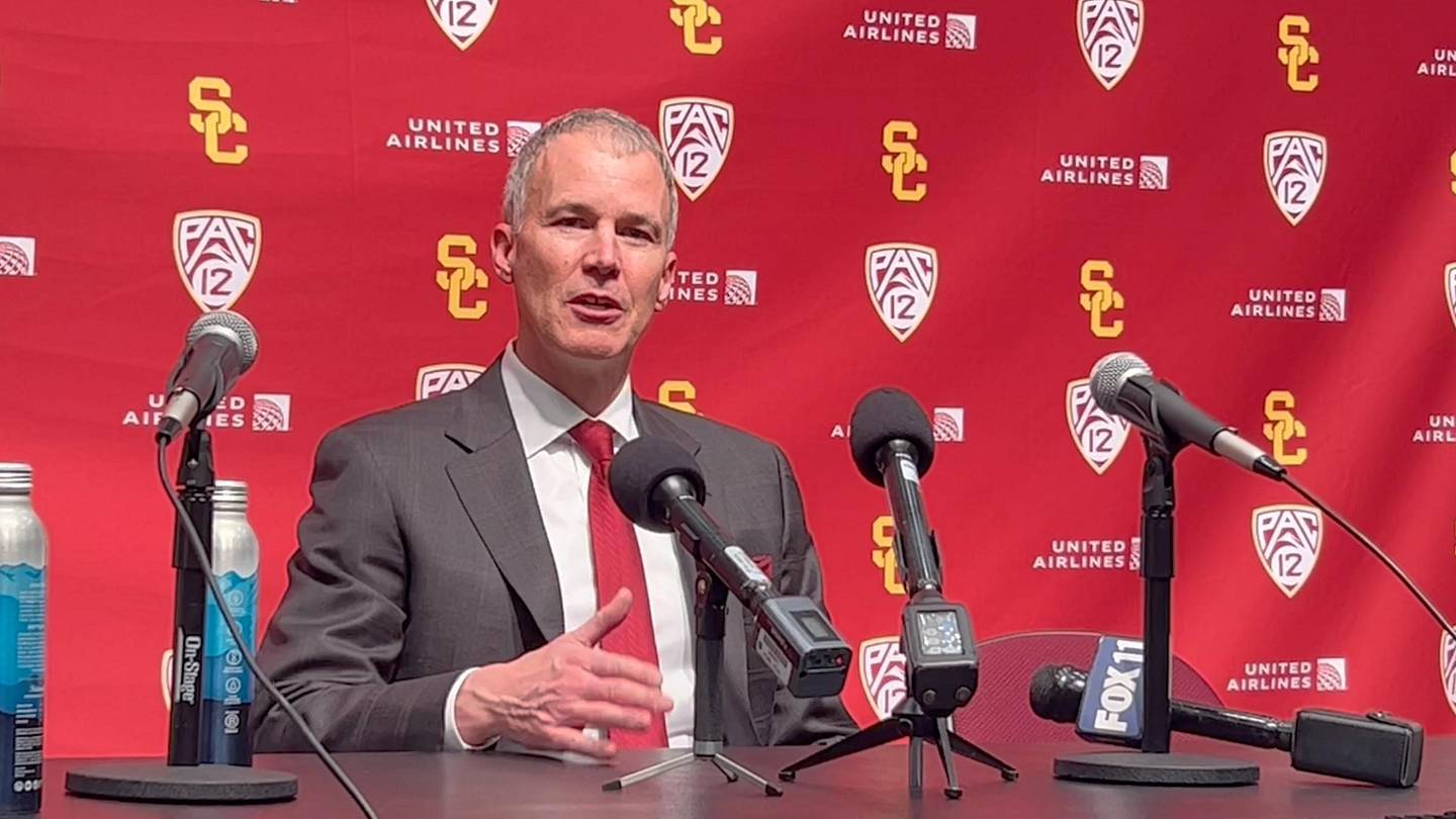 Watch: USC men's basketball coach Andy Enfield discusses 77-64 win over ...
