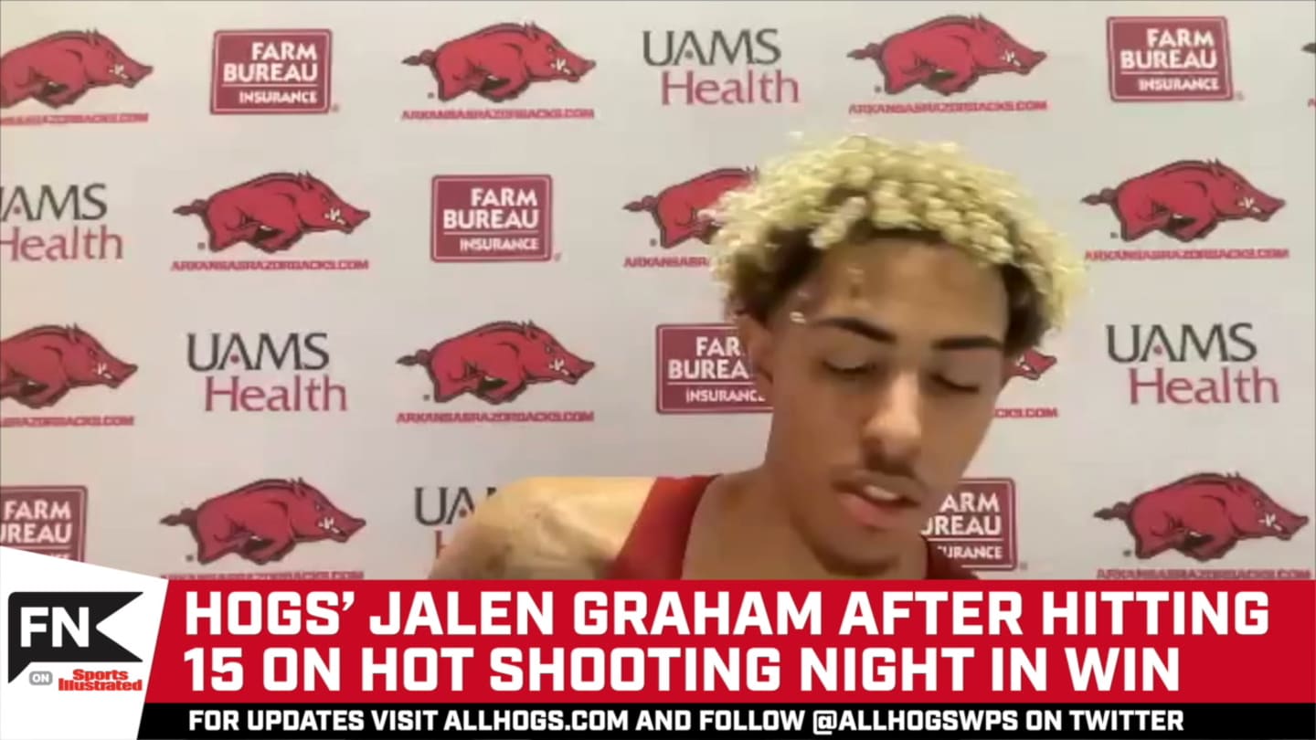 Hogs' Jalen Graham After South Carolina Win - Sports Illustrated All ...
