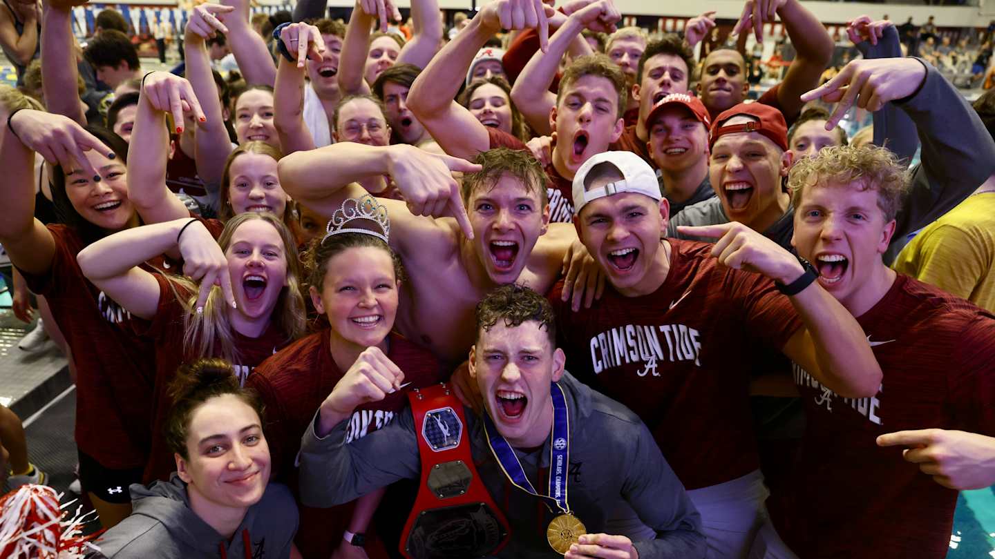 Alabama Swim & Dive Wins More Gold, Breaks Another School Record During ...