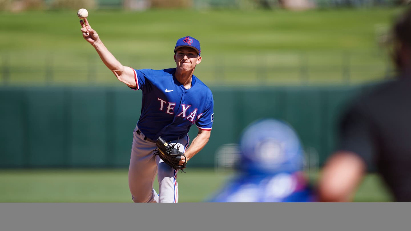 Glenn Otto Solid in Texas Rangers Spring Training Debut - Sports ...