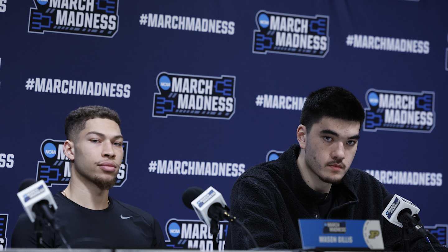 Mason Gillis, Zach Edey Preview Purdue's NCAA Tournament Game Against ...
