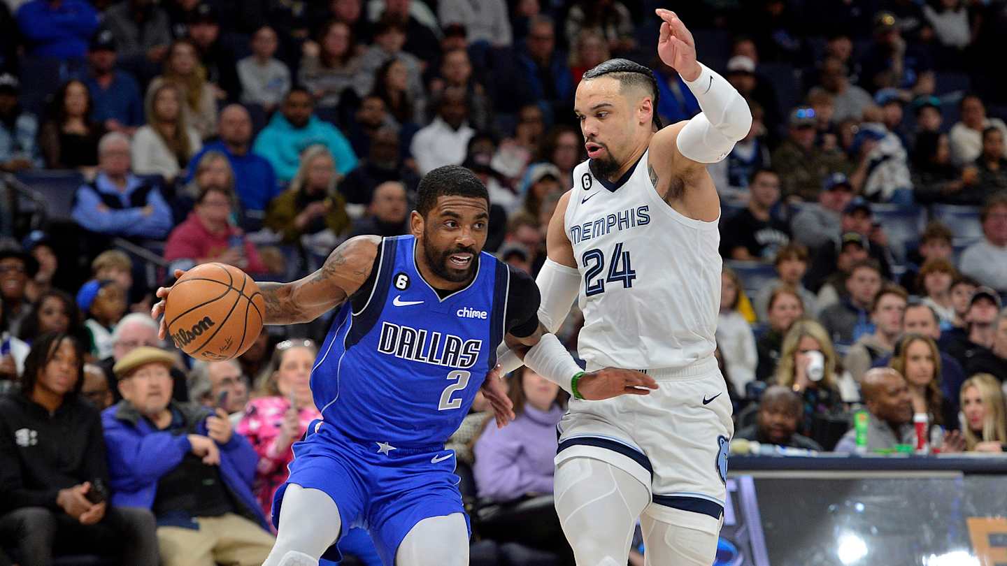 Look: Dillon Brooks in Shock After Kyrie Irving Doesn't Take His Jersey in Jersey Swap - Sports ...