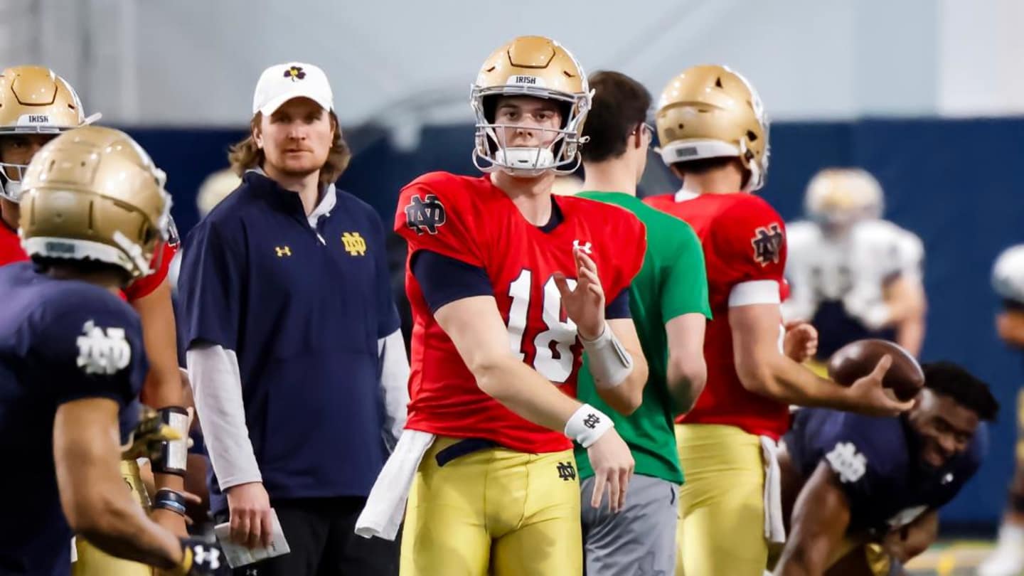 Notre Dame Quarterback Steve Angeli Is Taking Advantage Of Extra ...