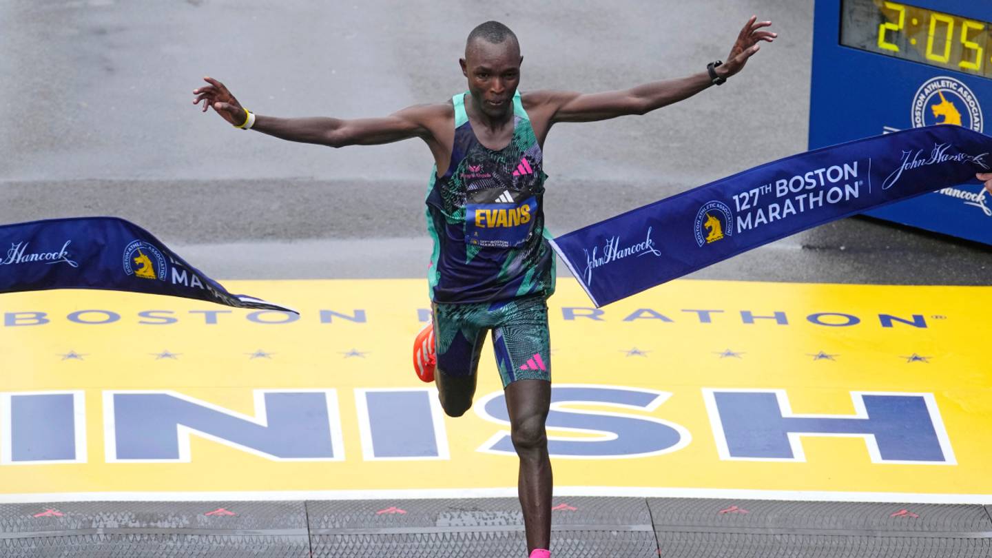 Kenya’s Evans Chebet Repeats as Boston Marathon Champion - Sports ...