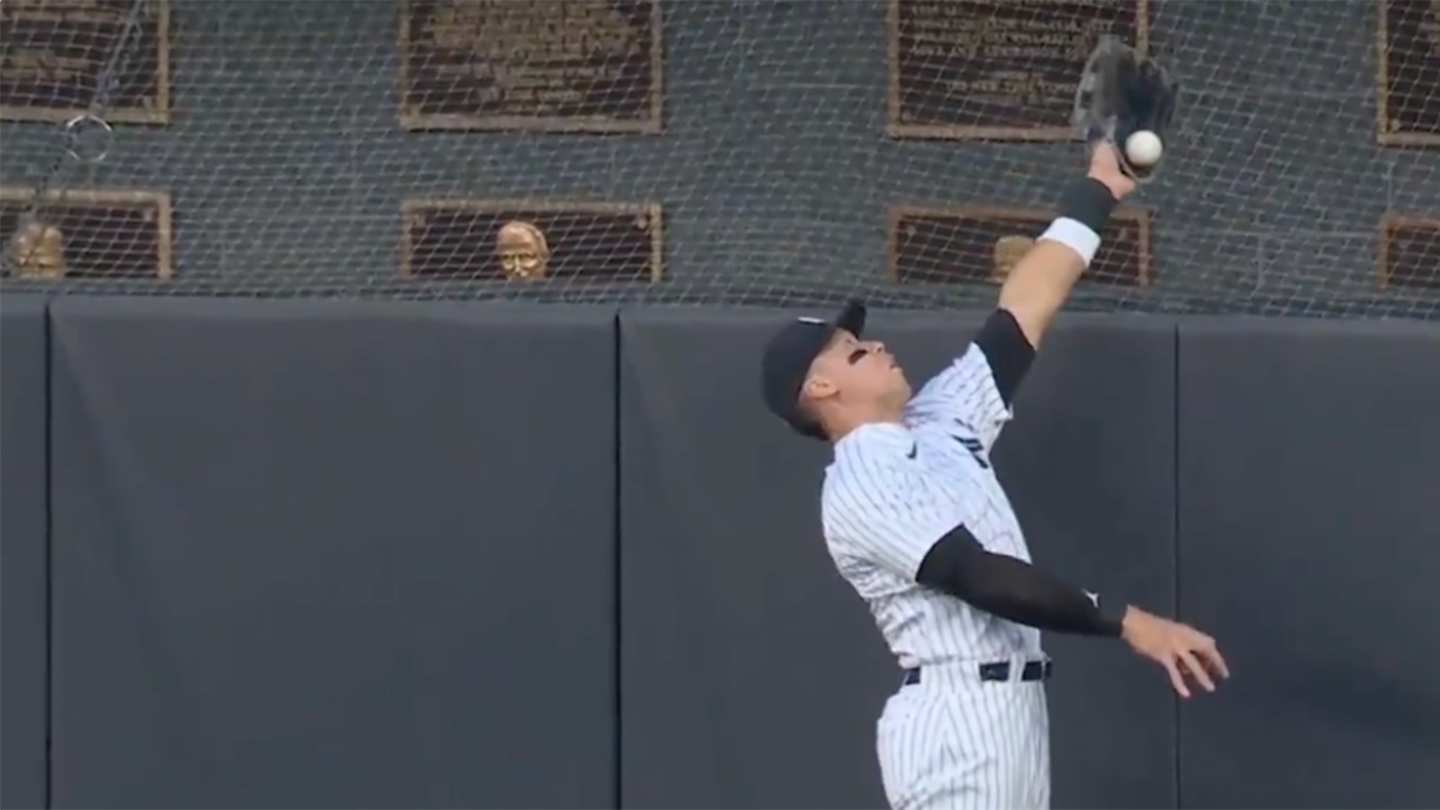 Yankees’ Aaron Judge Robbed Angels’ Shohei Ohtani of Home Run With Bare ...