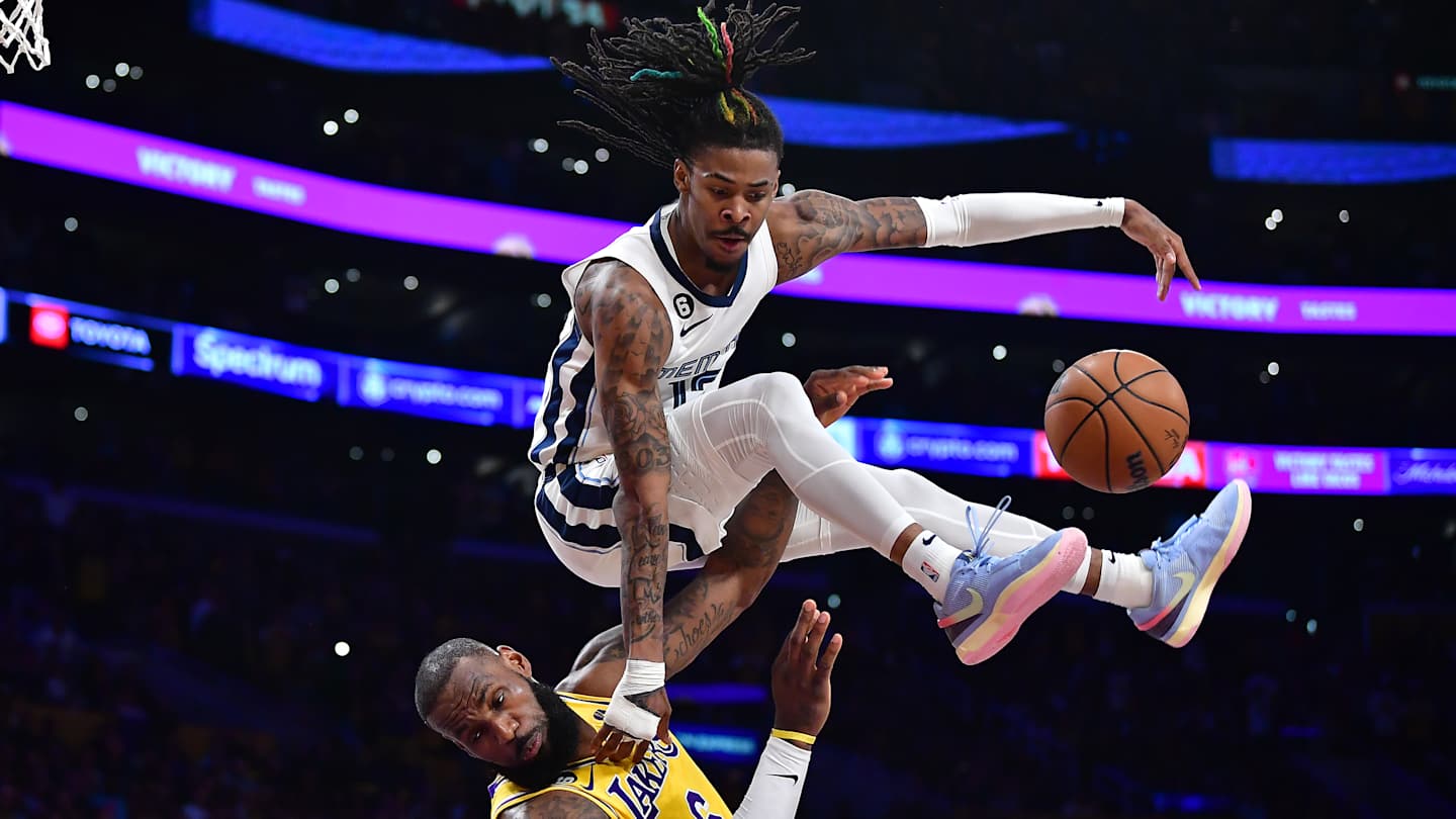 See the Shoes Worn by LeBron James and Ja Morant in Game 4 - Sports ...