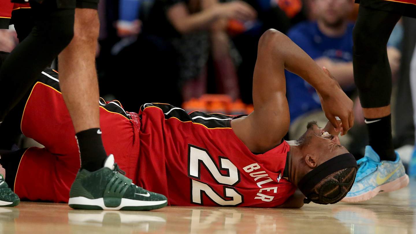 Jimmy Butler’s Injury Deals Heat a Costly Hit Despite Game 1 Win ...