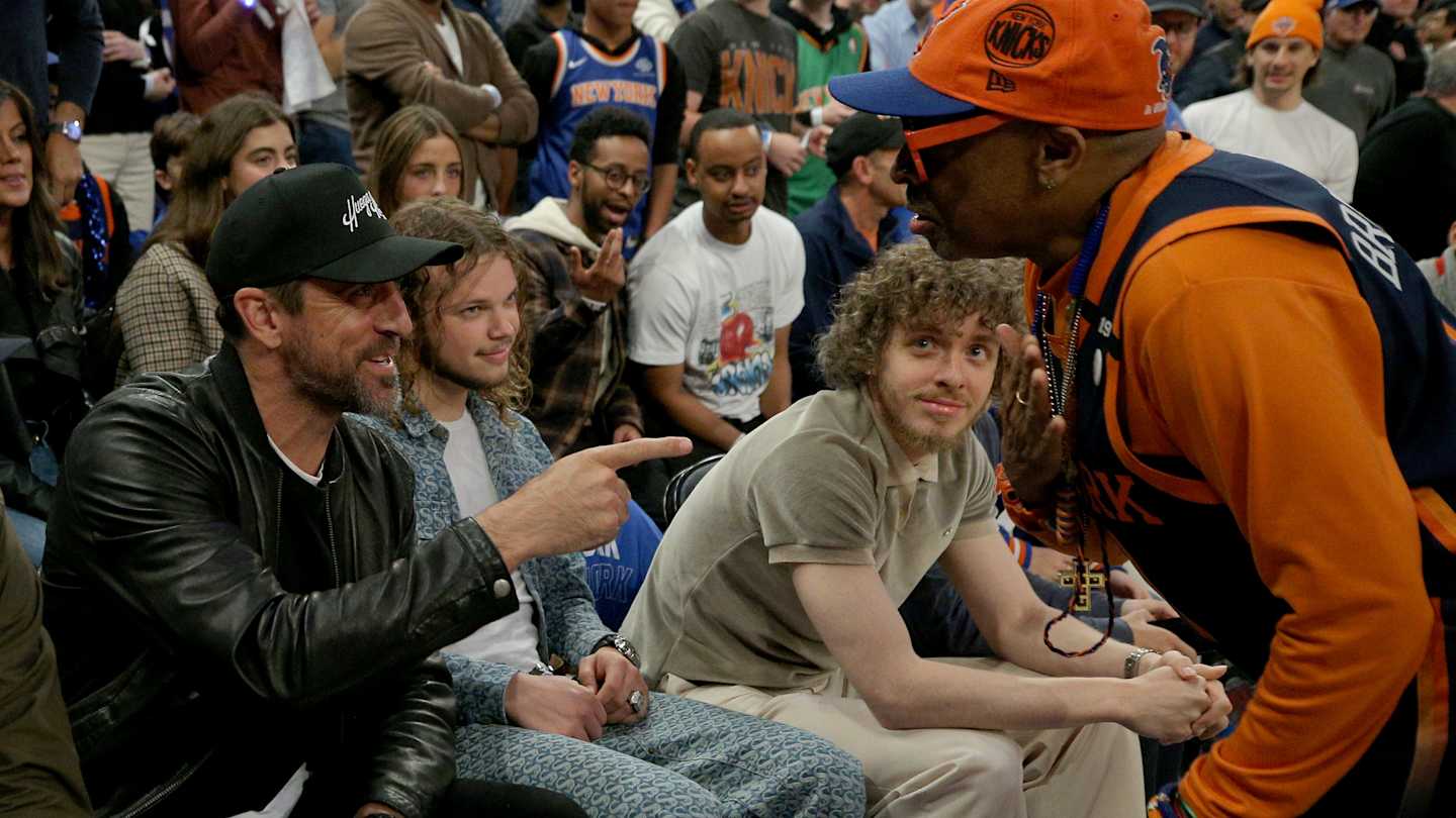 A-List Celebrities Show Off Sneakers at Knicks Playoff Game - Sports ...