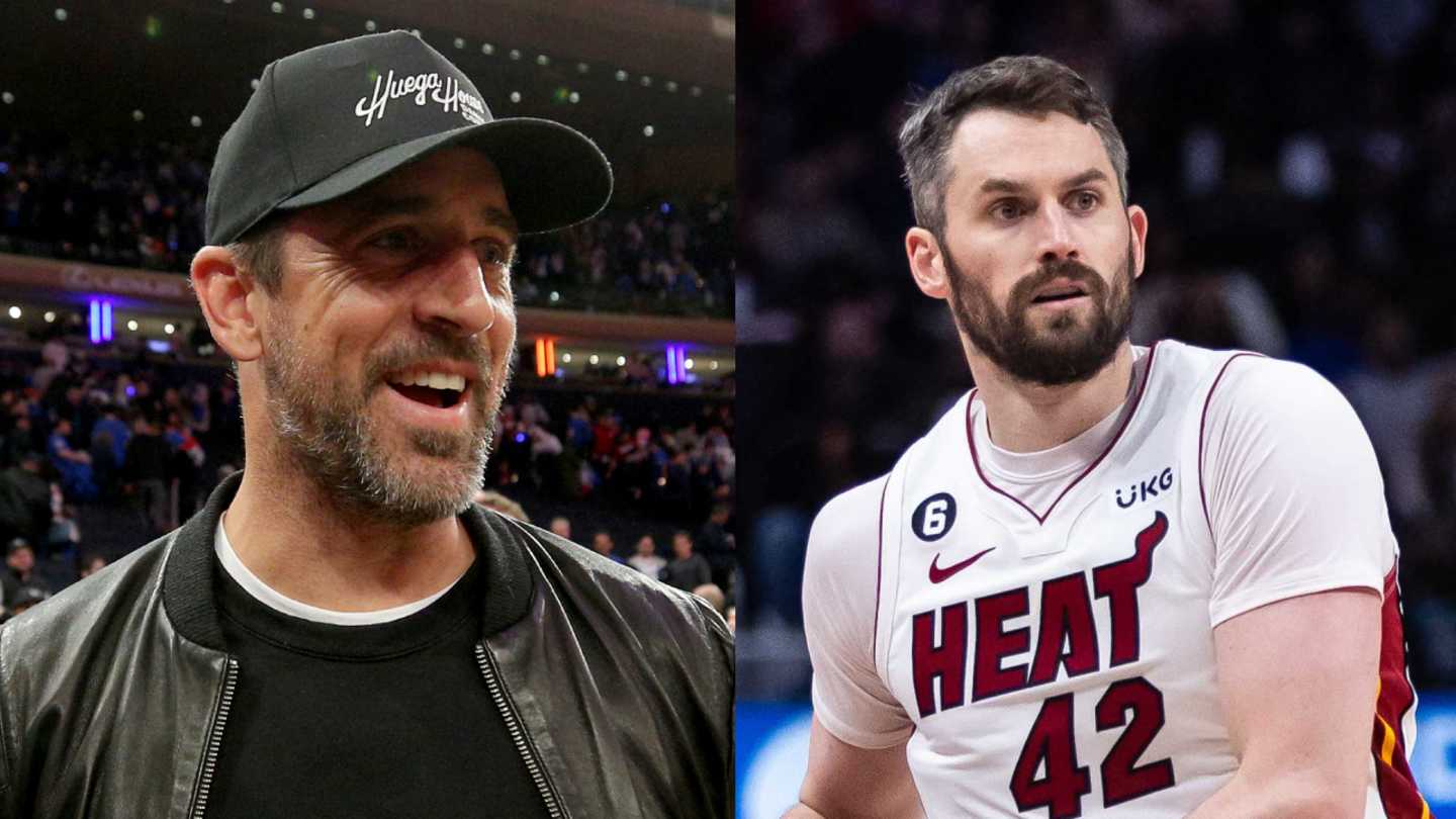 Heat’s Kevin Love Tweaks Aaron Rodgers After Game 1 Win Over Knicks ...
