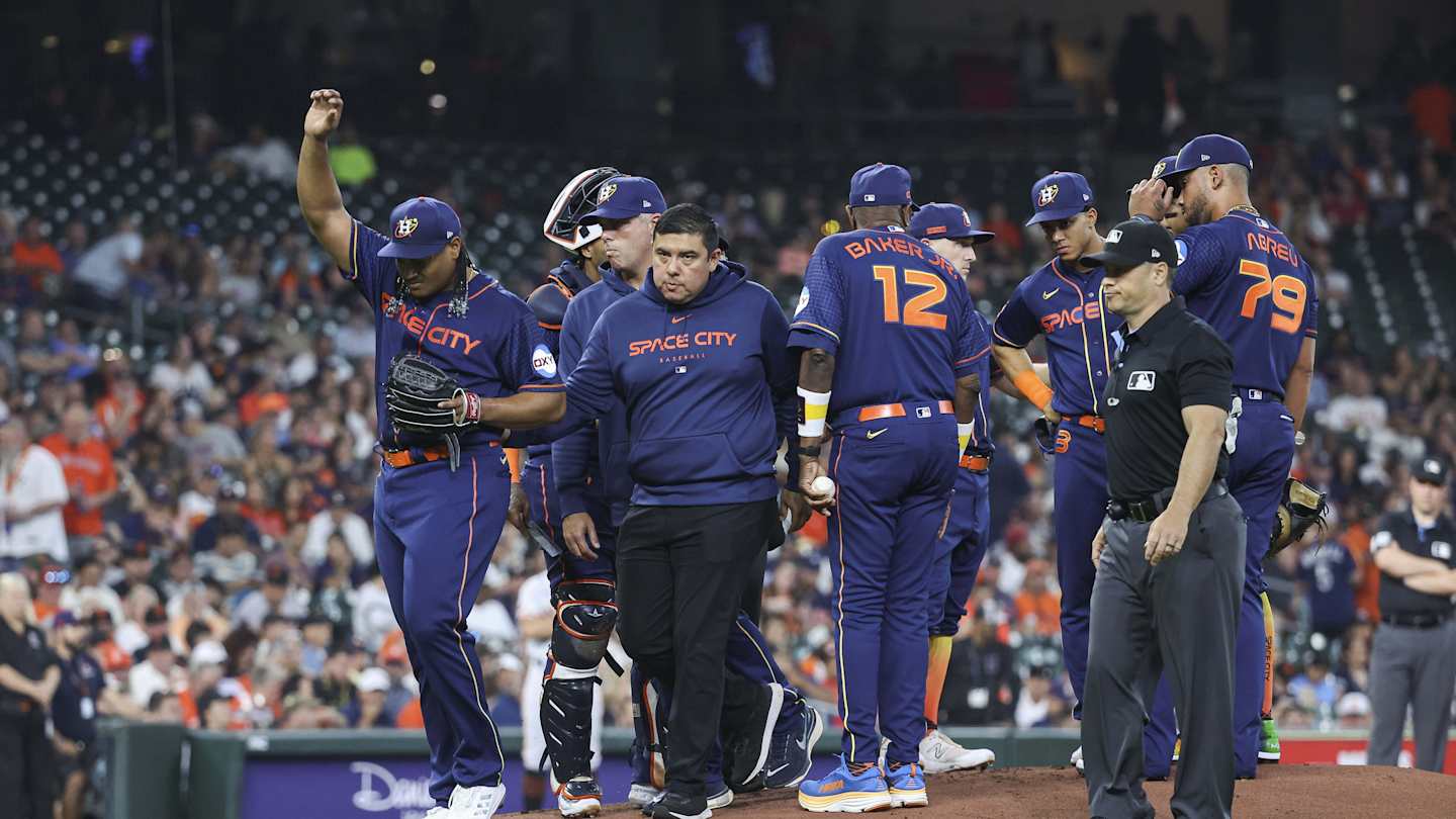 Houston Astros Lose a Second Starting Pitcher In Two Days to Arm Injury ...