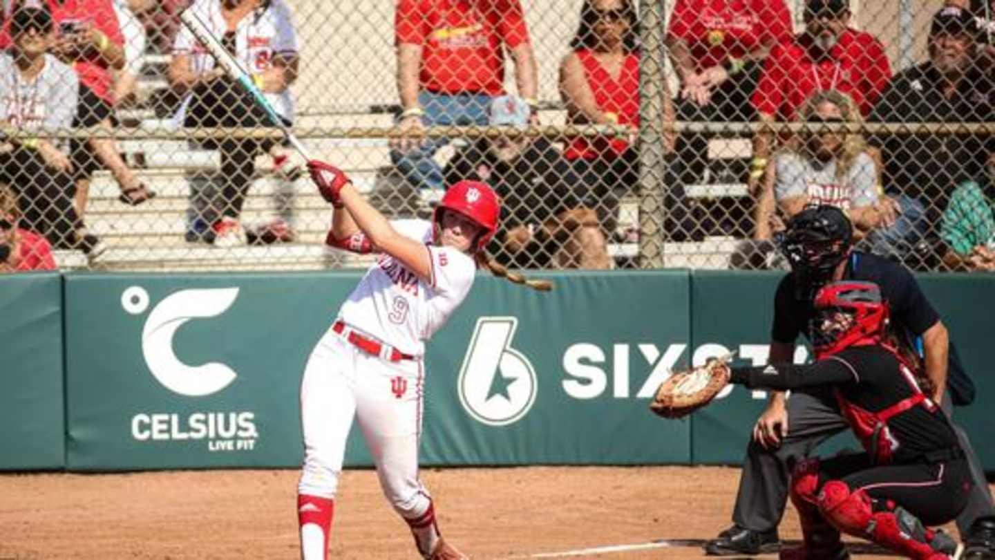 Indiana Softball Fueled by Freshman Second Baseman Taryn Kern - Sports ...