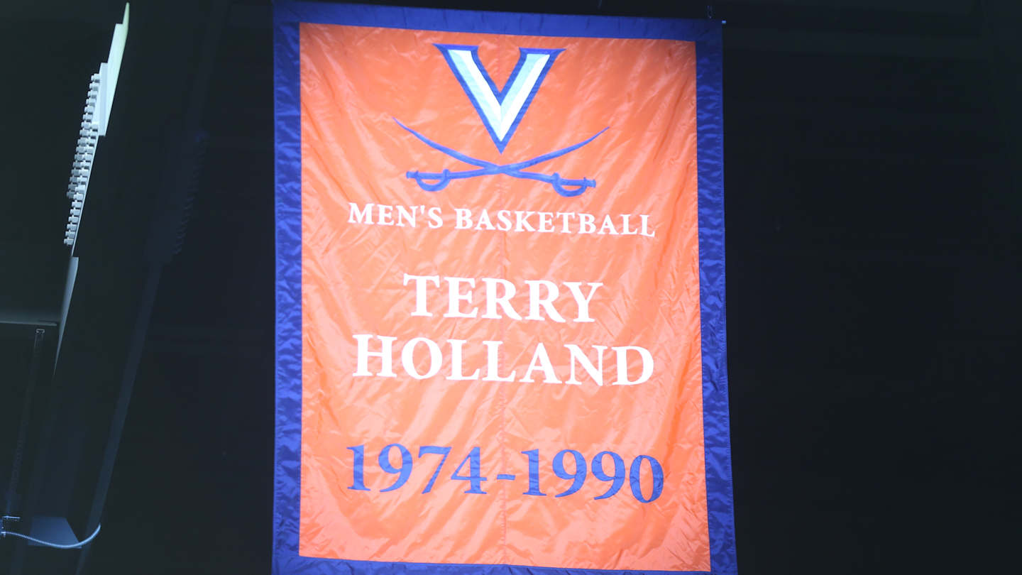Virginia Raises Banner at John Paul Jones Arena to Honor Terry Holland ...