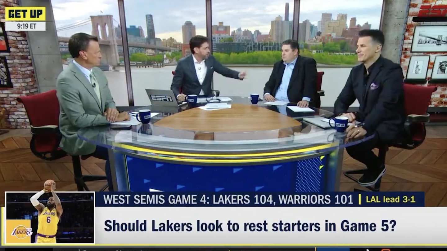 Lakers–Warriors: NBA Fans Roast Mike Greenberg for His Resting LeBron ...