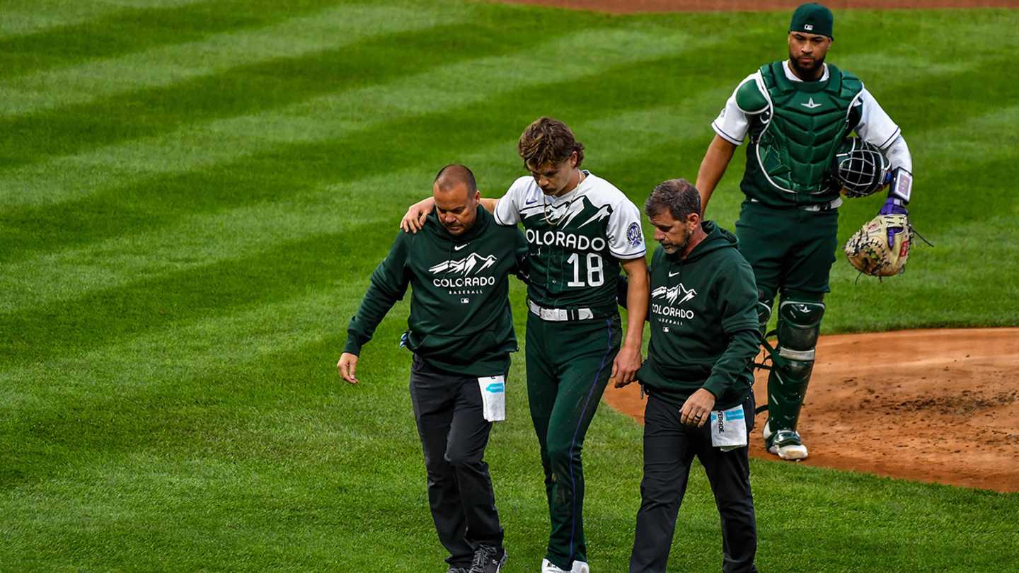 Rockies’ Ryan Feltner Hospitalized After Line Drive Hits His Head ...