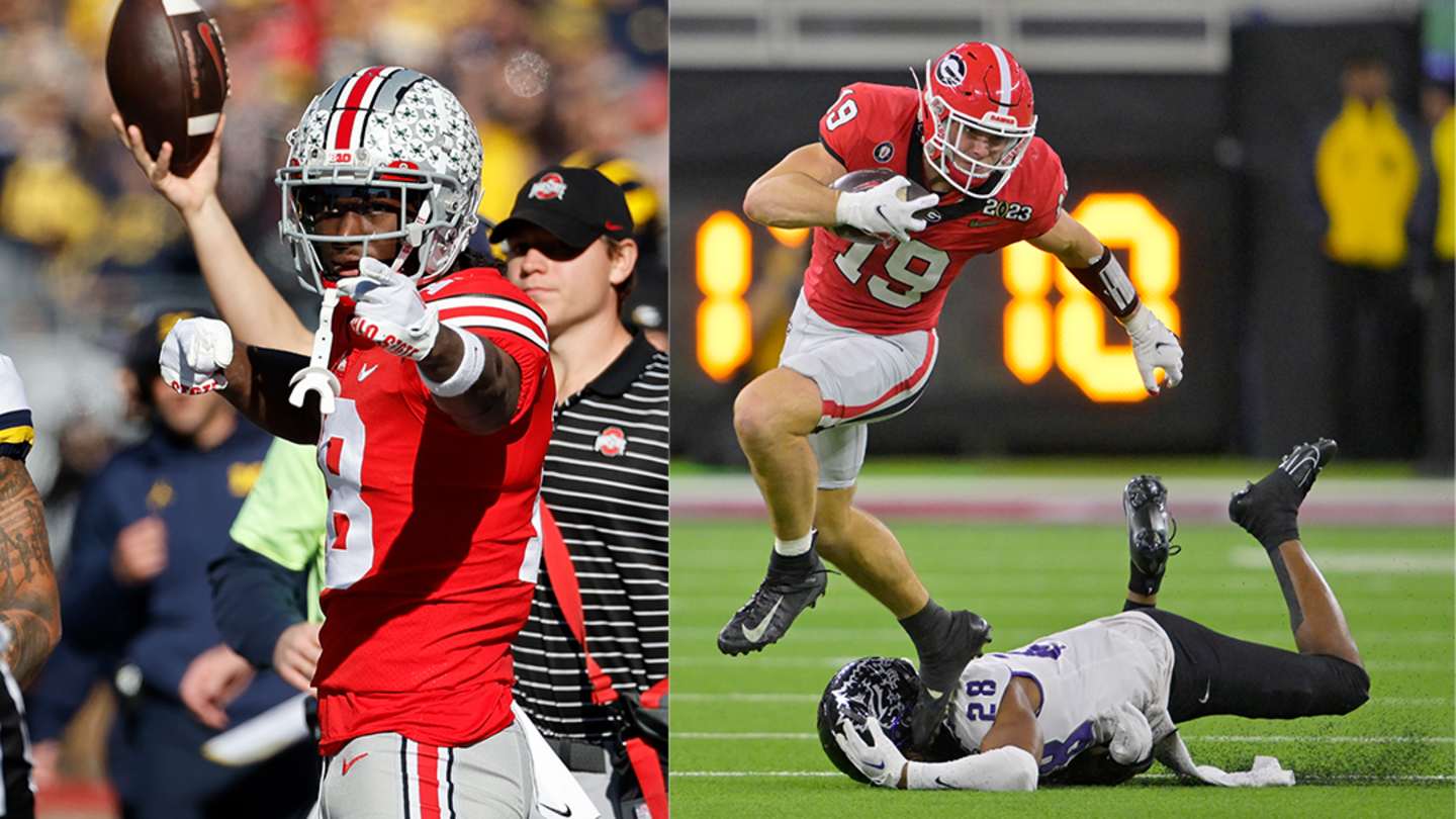 Ohio State Buckeyes WR Marvin Harrison Ranks Ahead of Brock Bowers ...