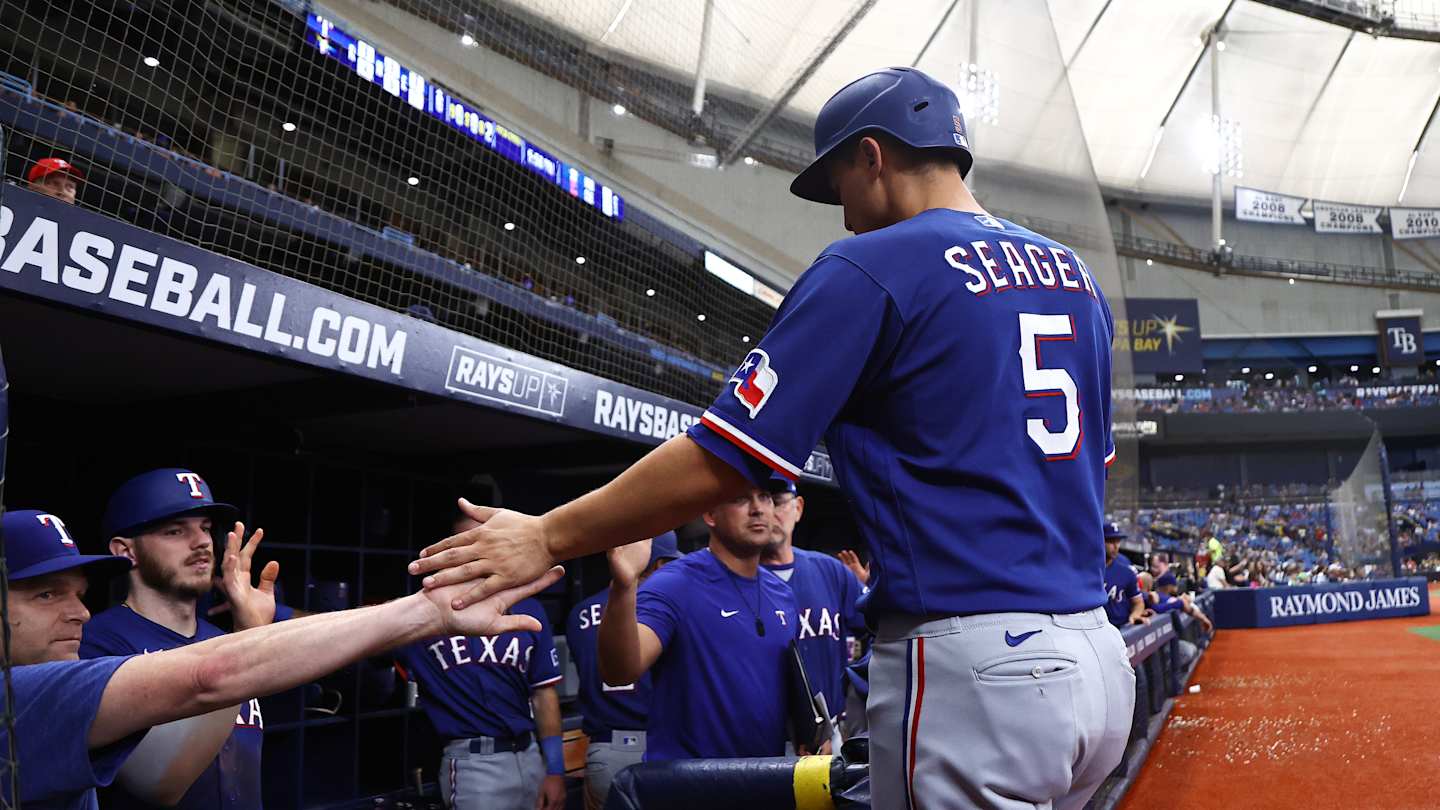 Corey Seager Sets Career High, Texas Rangers Down Tampa Bay Rays to ...