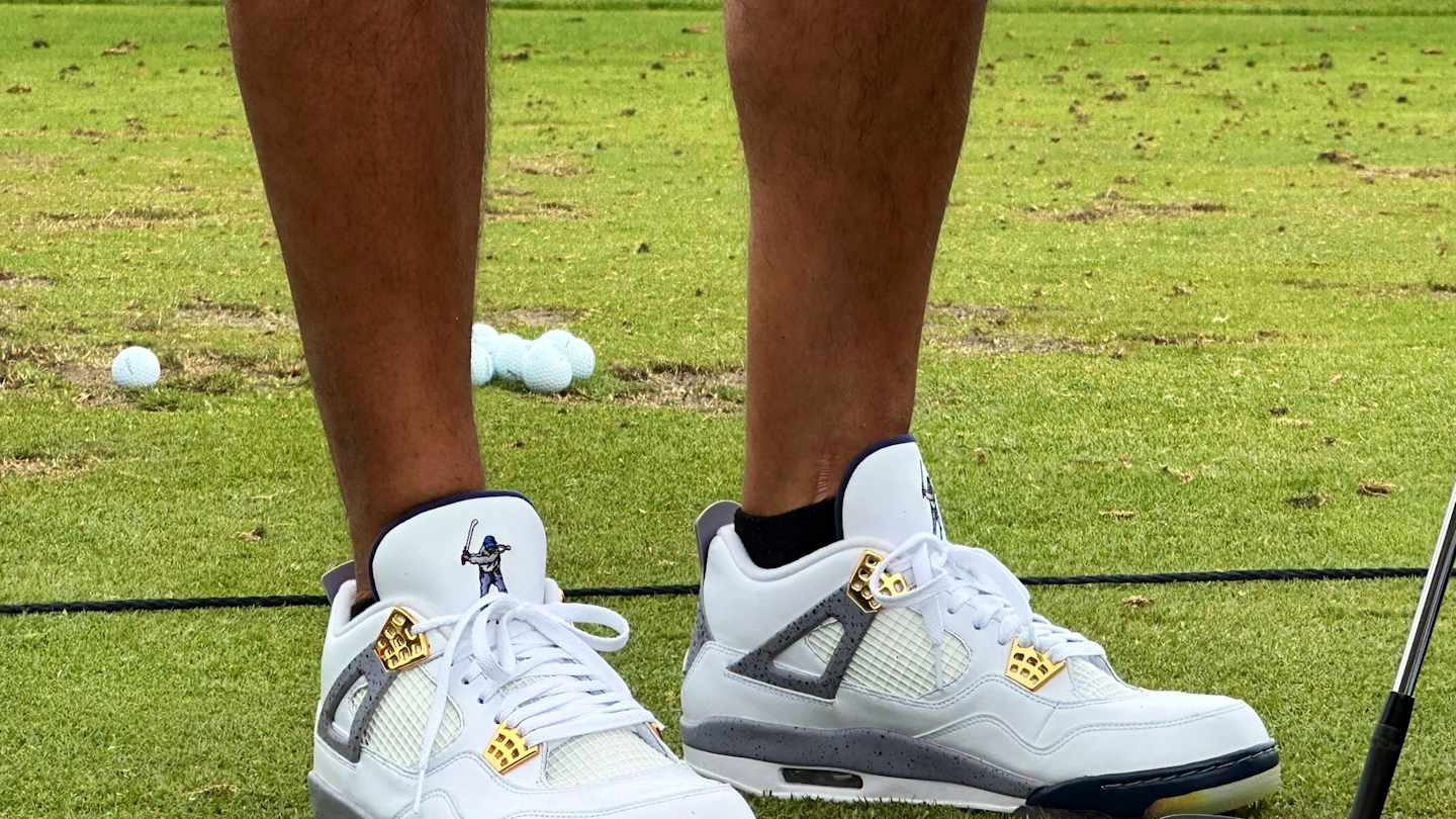 Derek Jeter & Michael Phelps Wear Air Jordans on Golf Course - Sports ...