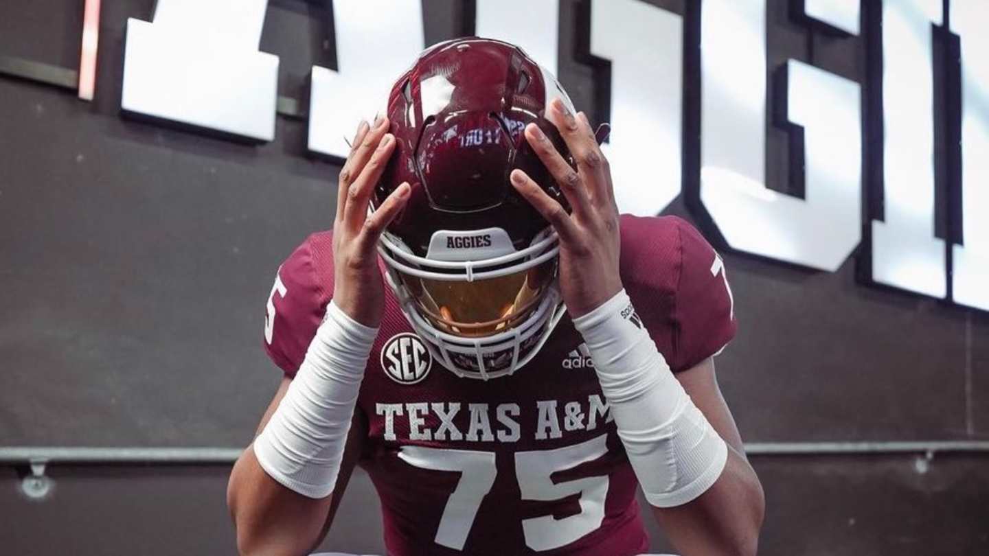 Texas A&M Aggies Secure Commitment from 2024 4-Star OT Weston Davis ...
