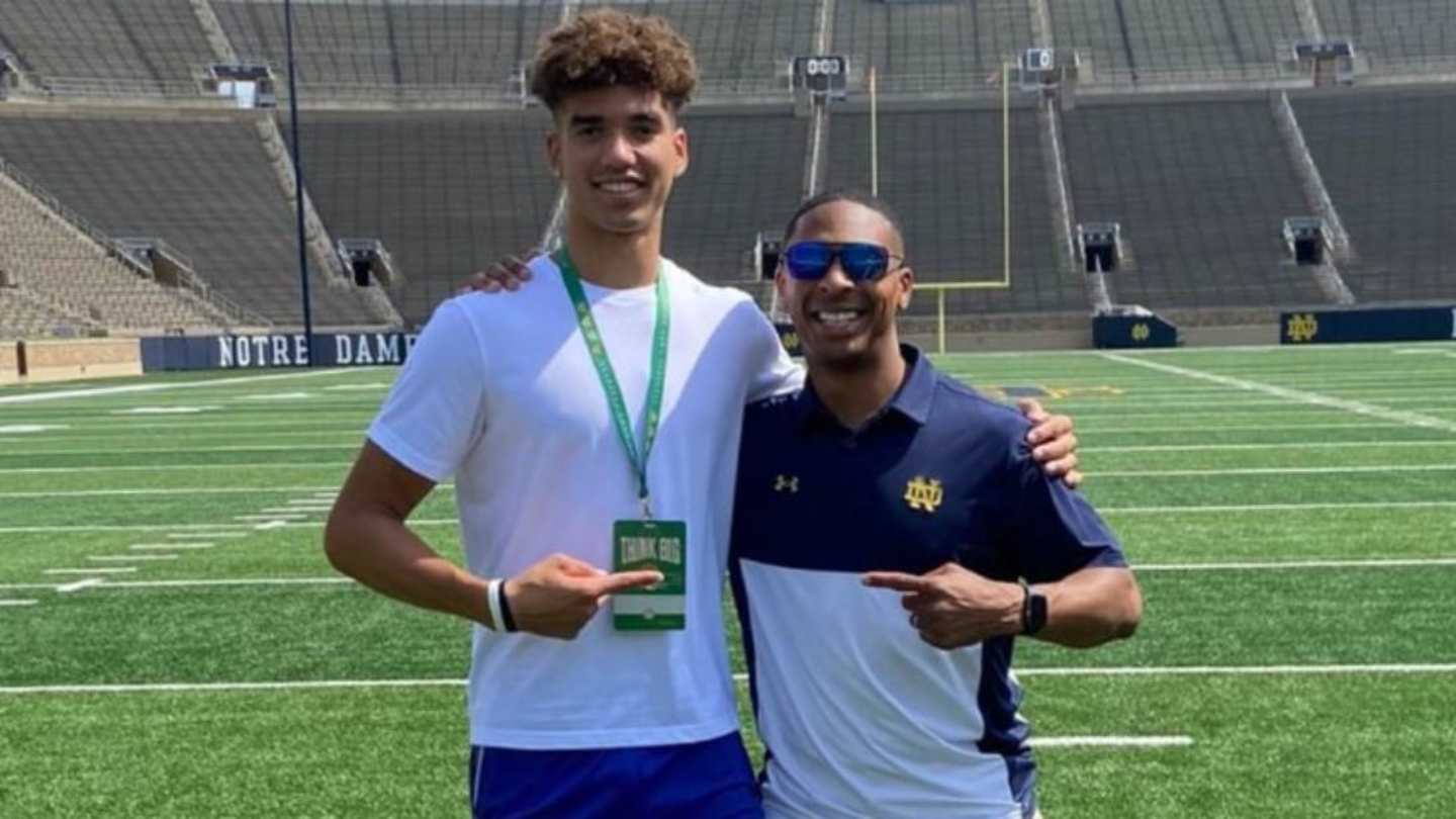 Wide Receiver Derek Meadows Is Building A Strong Bond With Notre Dame ...