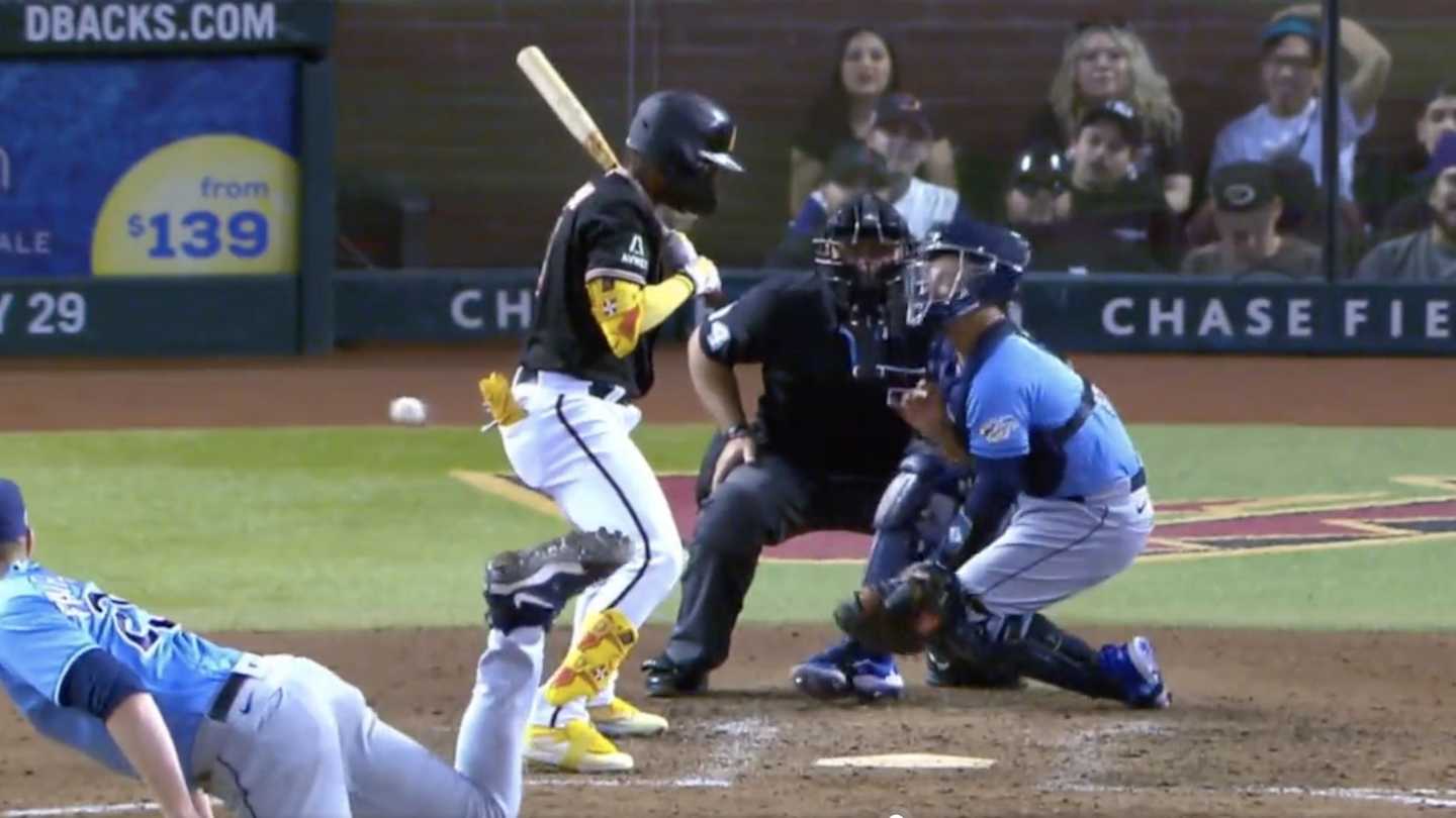 Rays Catcher Francisco Mejia Comically Failed to Catch a Curveball and ...