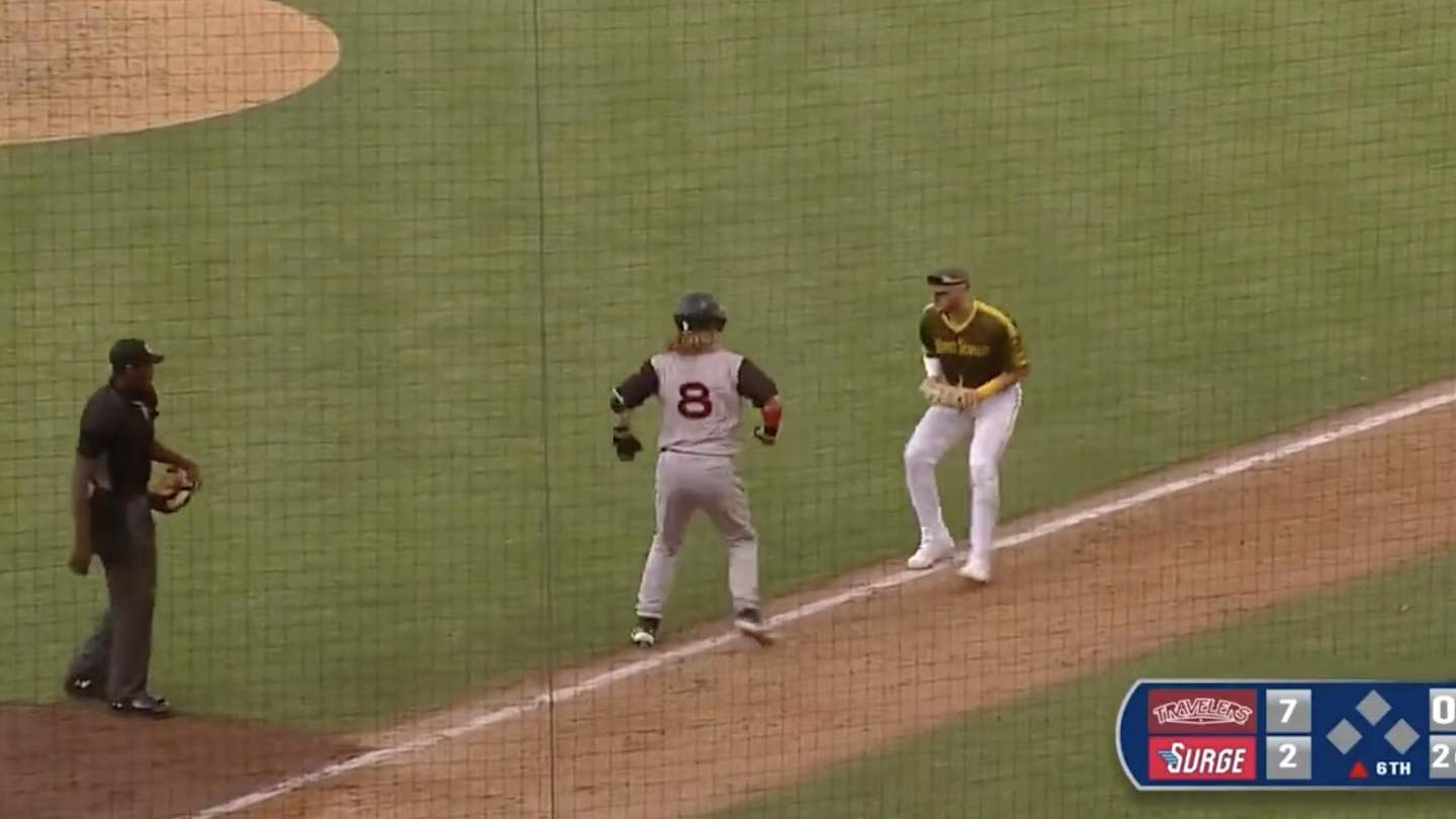 Minor League Player Tried a Creative Way to Avoid an Out and Fans Loved ...