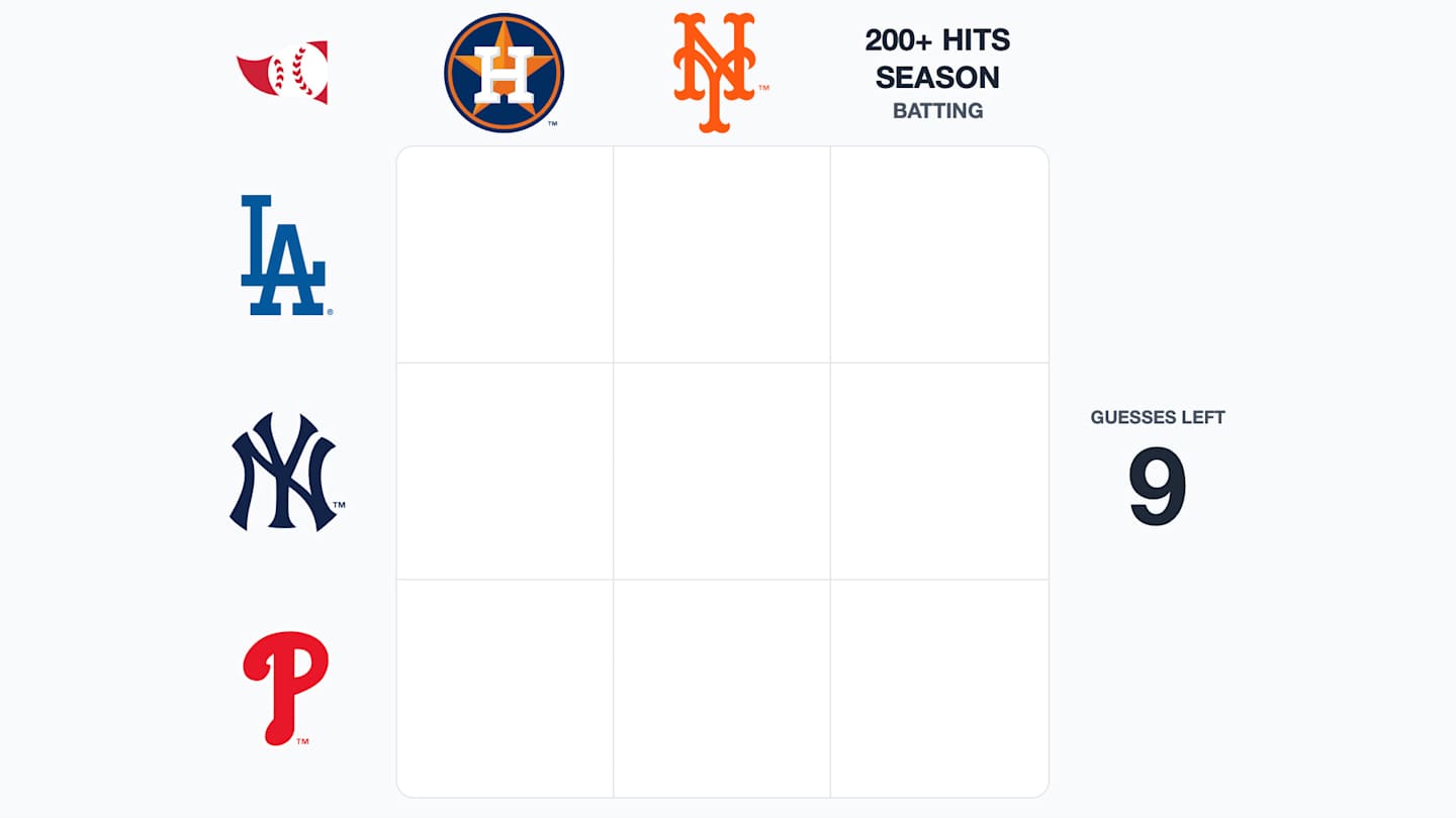 Immaculate Grid MLB game adds list of all possible answers - Sports ...